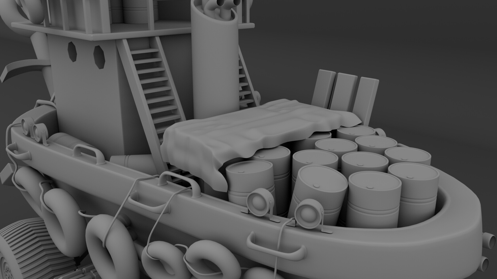 ArtStation - Ship 3D model