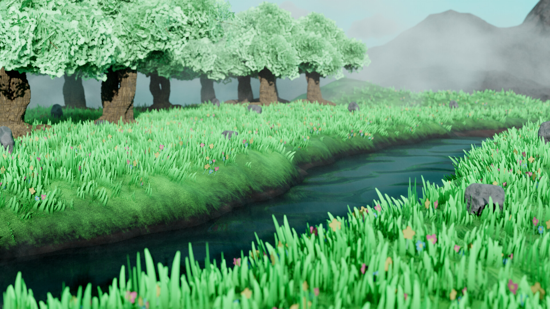 ArtStation - Grass Clearing