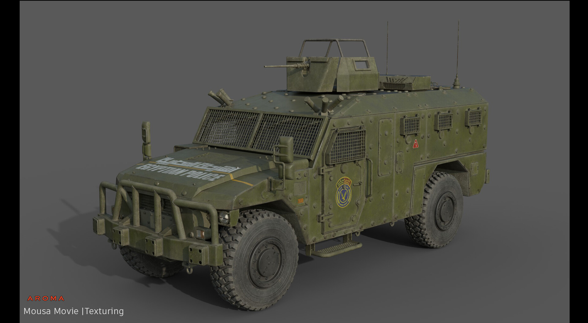 Maha Ali - Renault Sherpa- Texturing