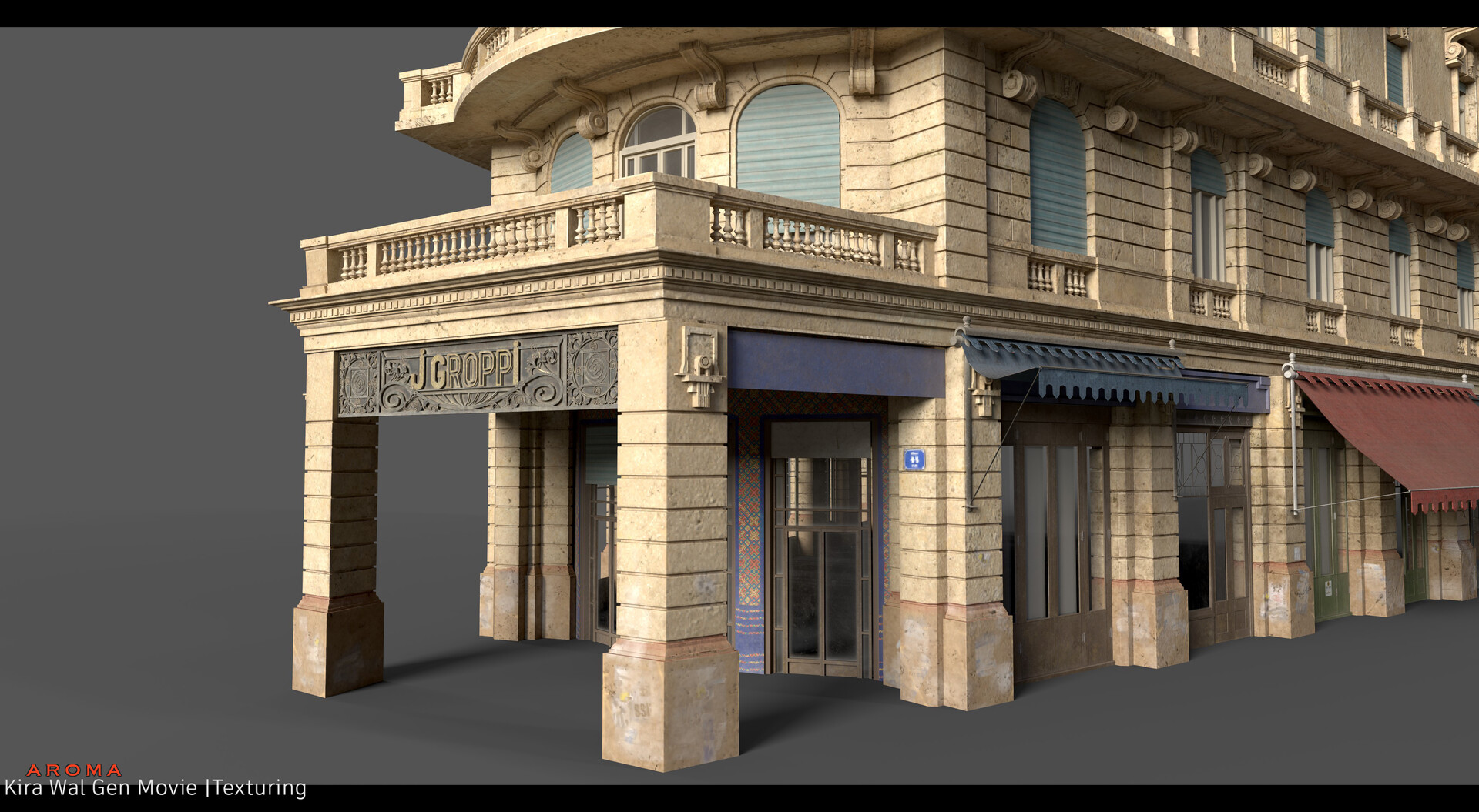 Maha Ali - Groppi Building- Texturing