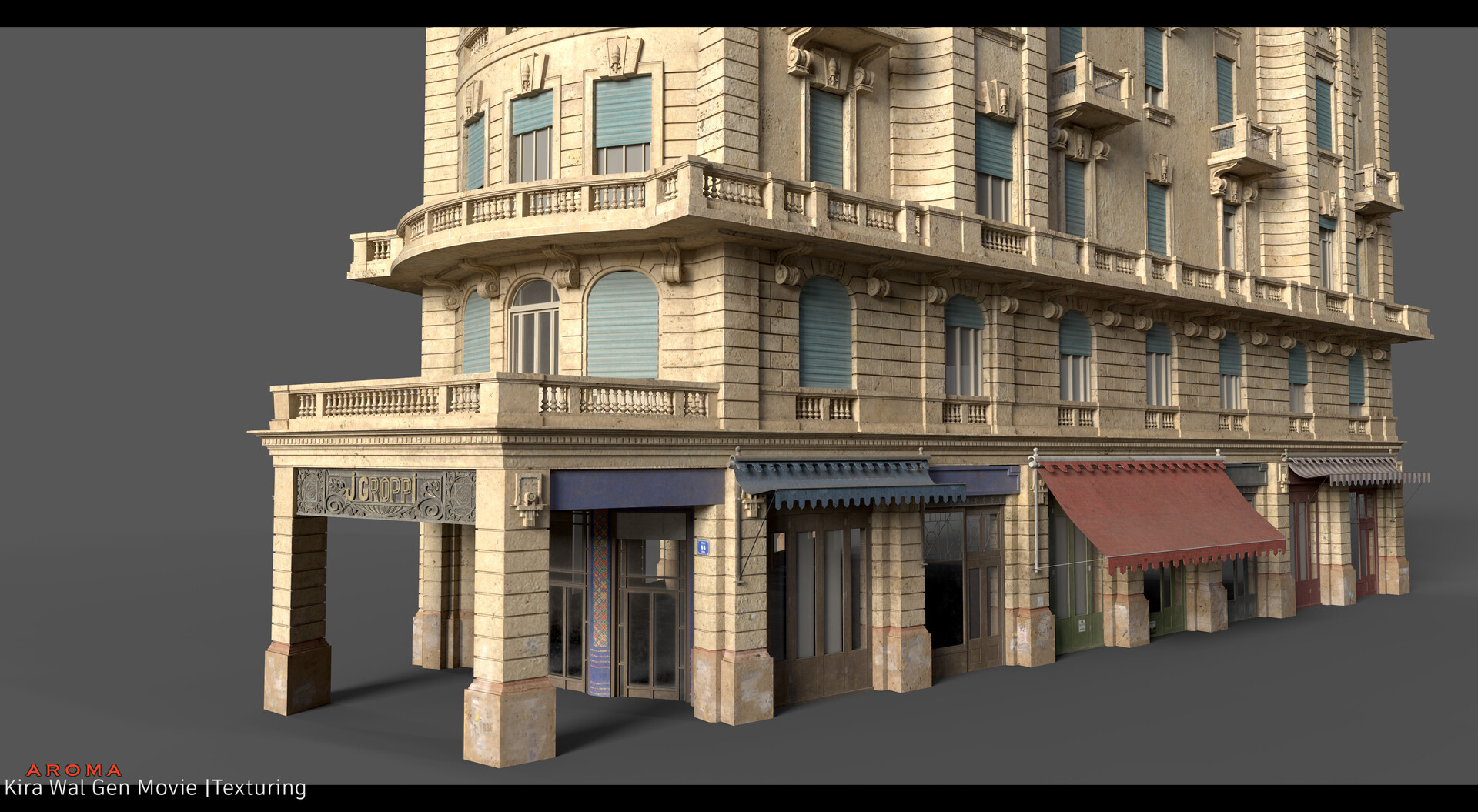 Maha Ali - Groppi Building- Texturing
