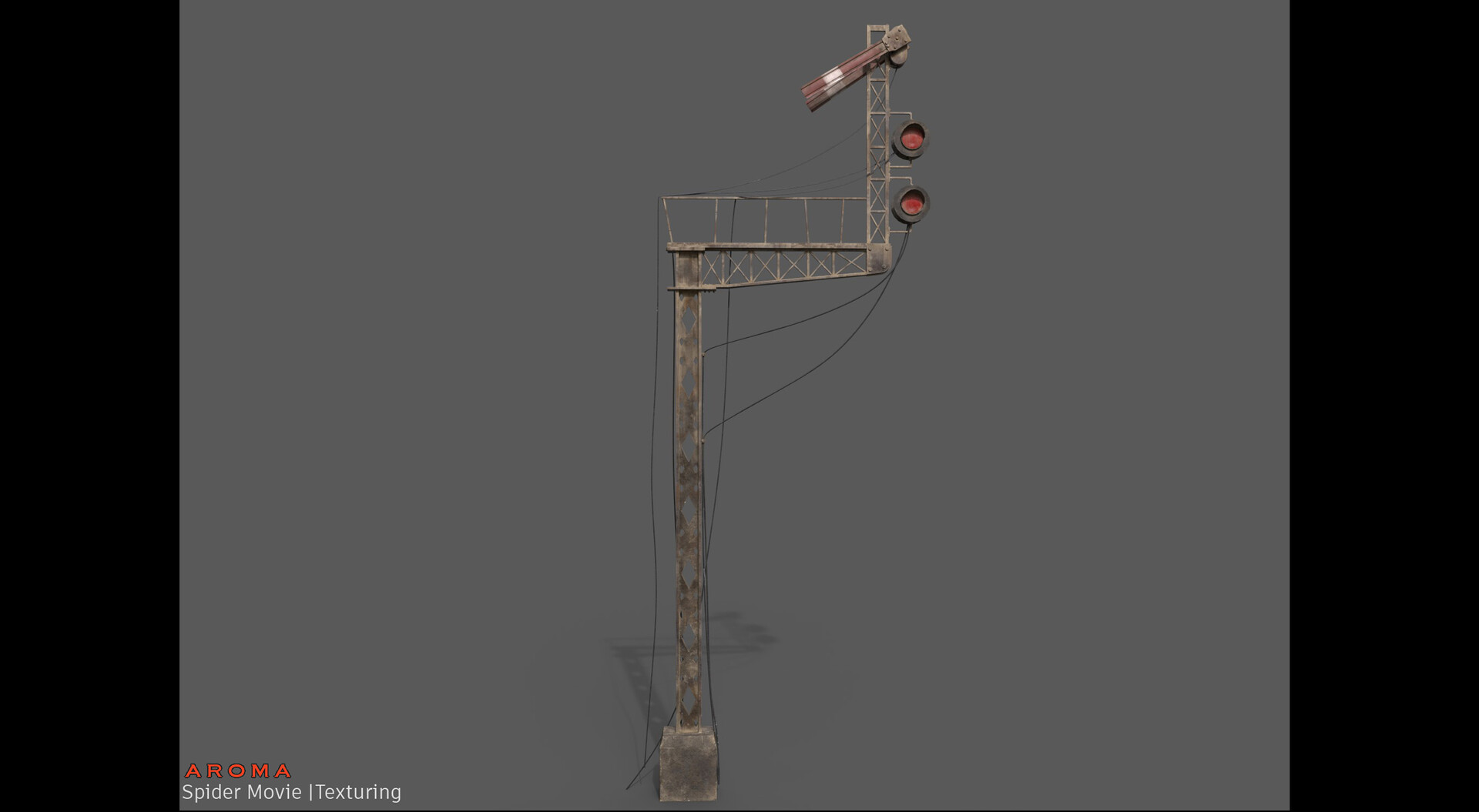 Maha Ali - Train Sign- Texturing