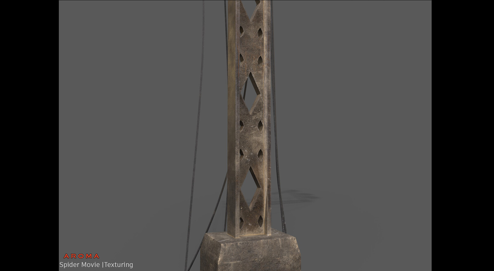 Maha Ali - Train Sign- Texturing