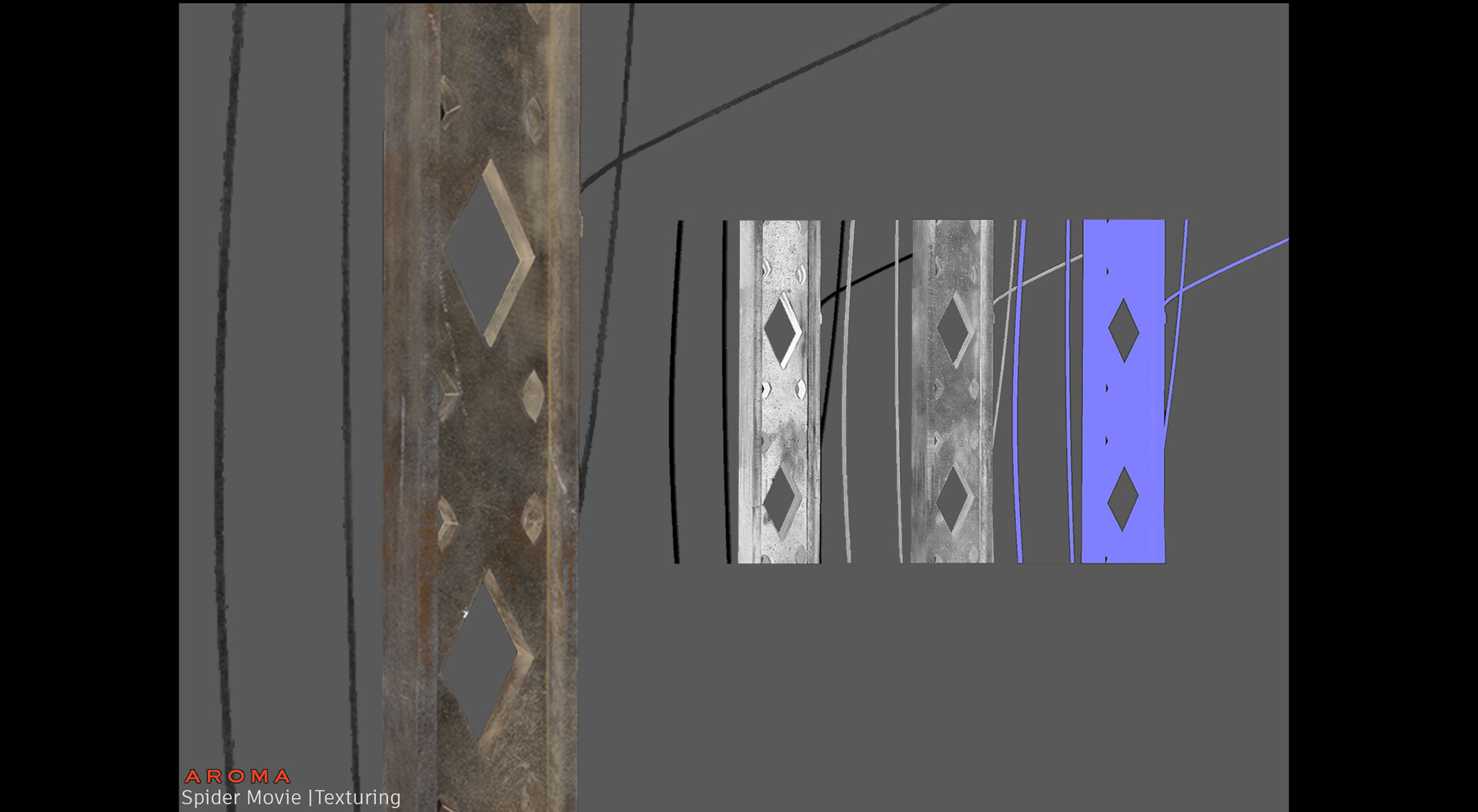 Maha Ali - Train Sign- Texturing