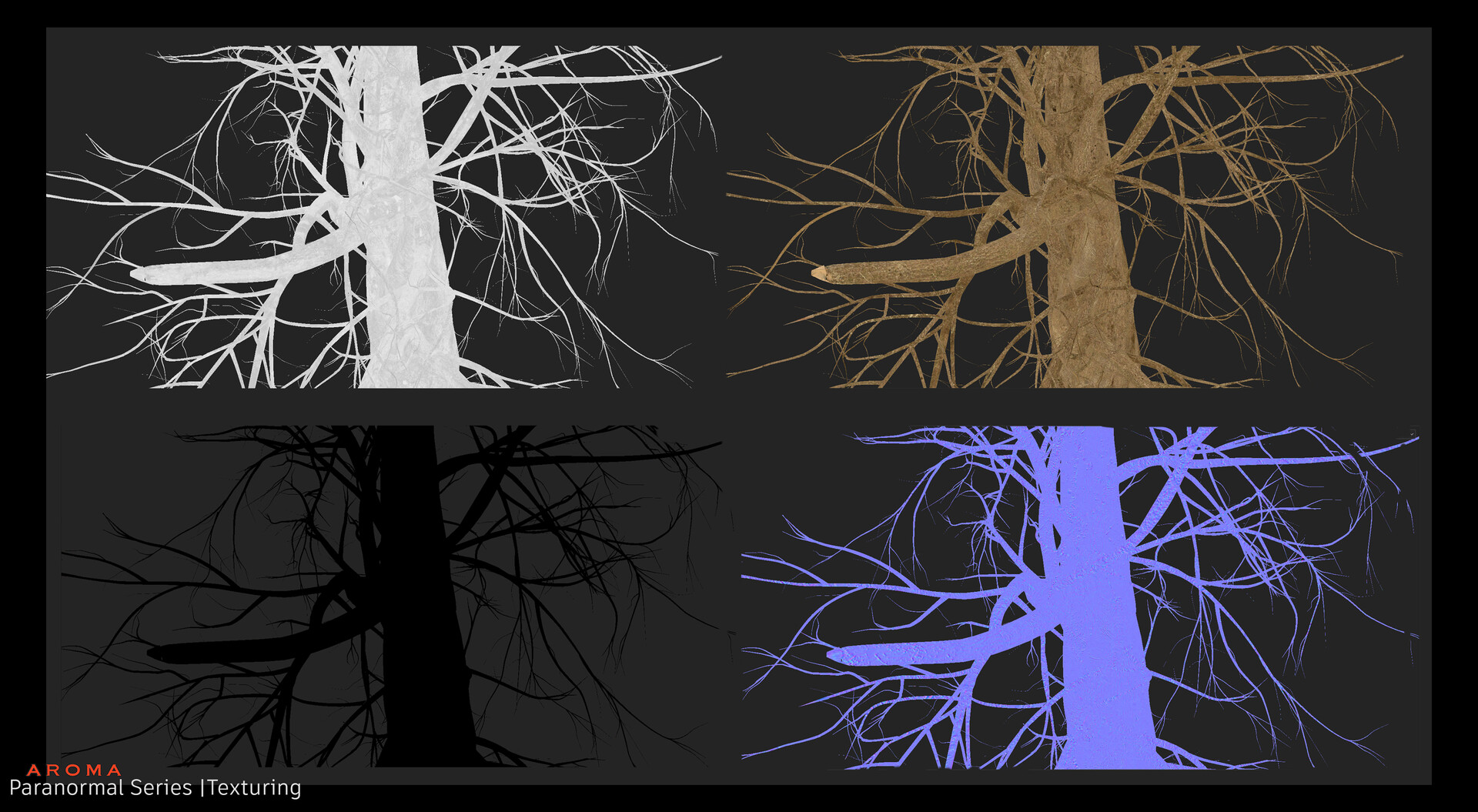 Maha Ali - Berries Tree- Texturing