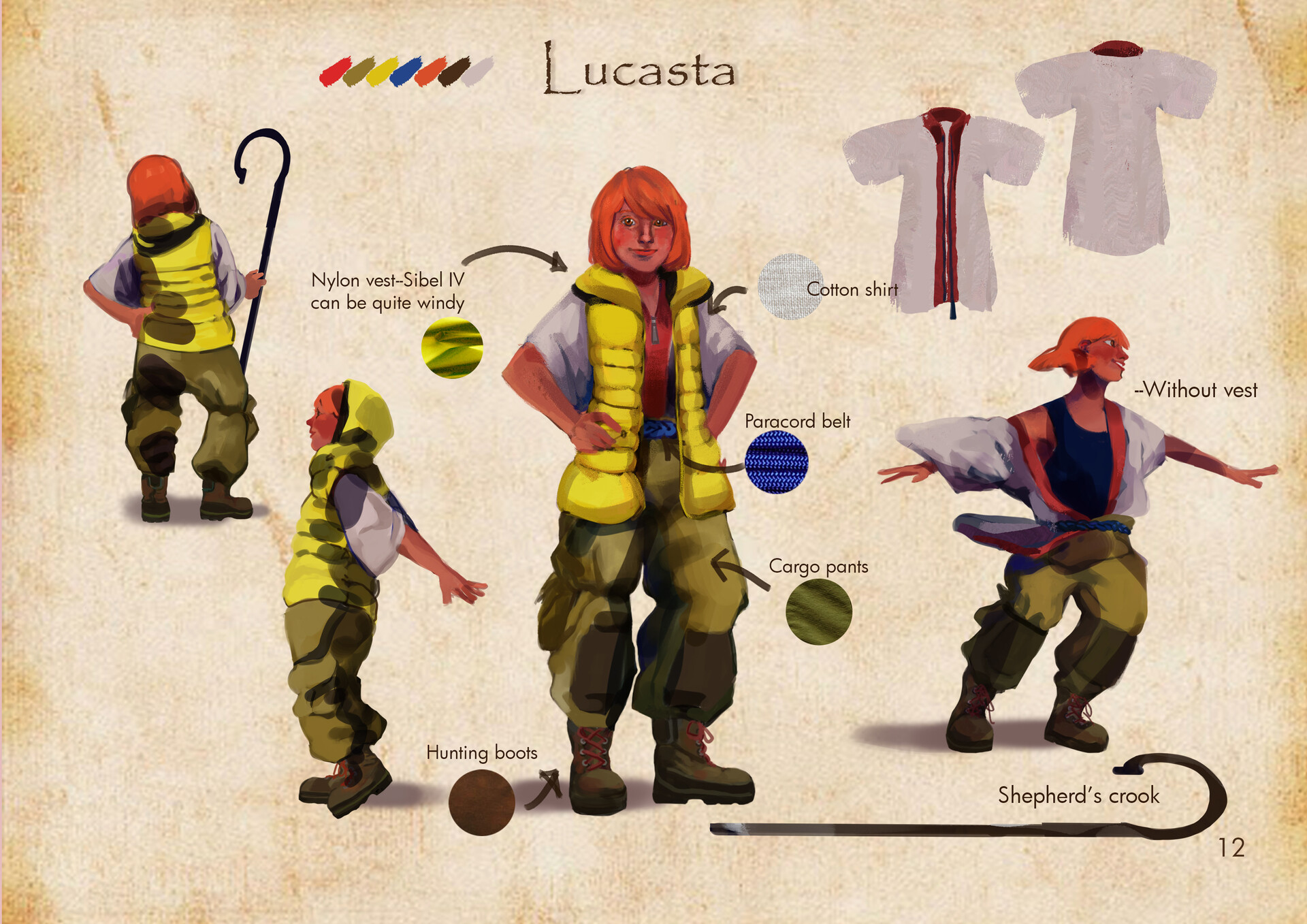 ArtStation - Of Space and Searching Lucasta - Character Design