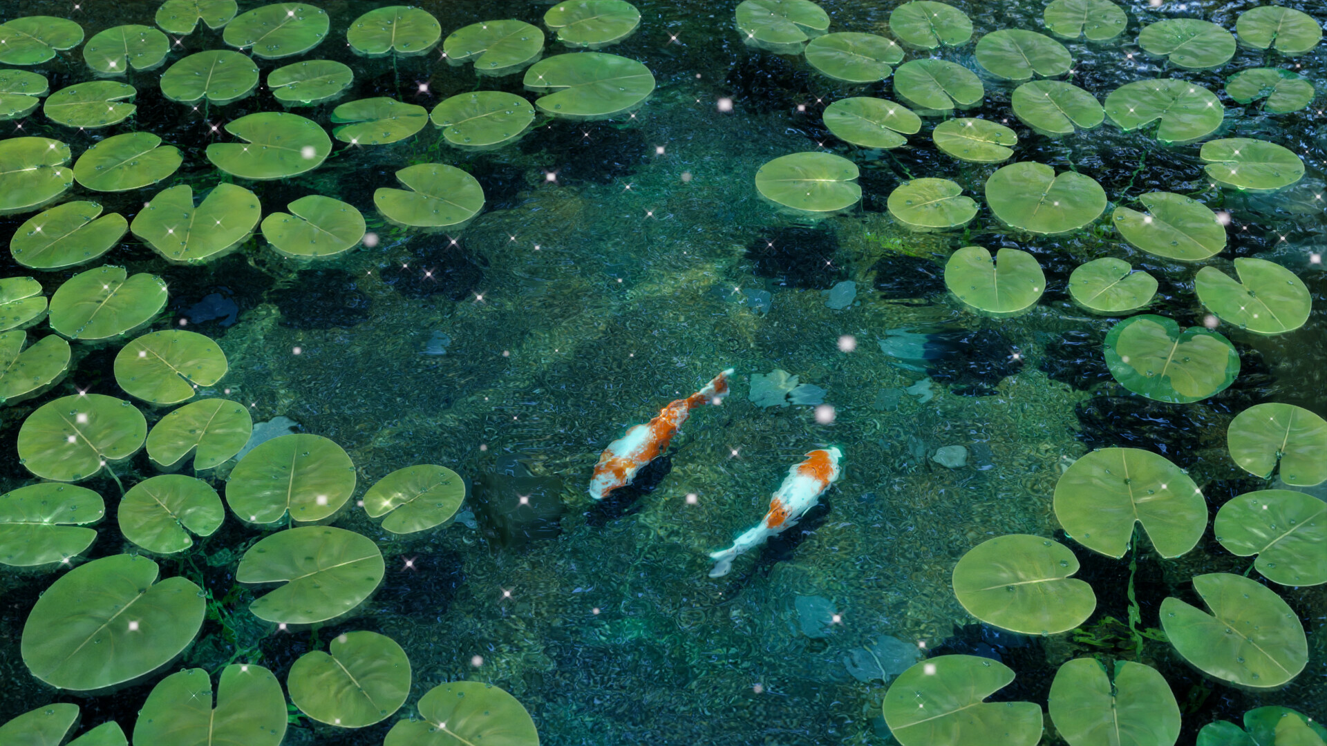 ArtStation - Small Koi Pond