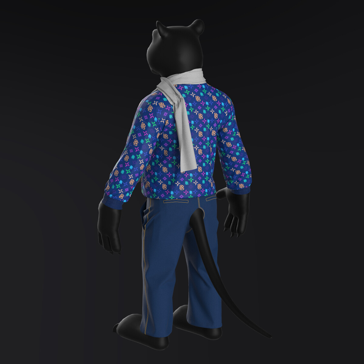 Monica Bortolani - Prime Beasts NFT Collection - Clothes Development