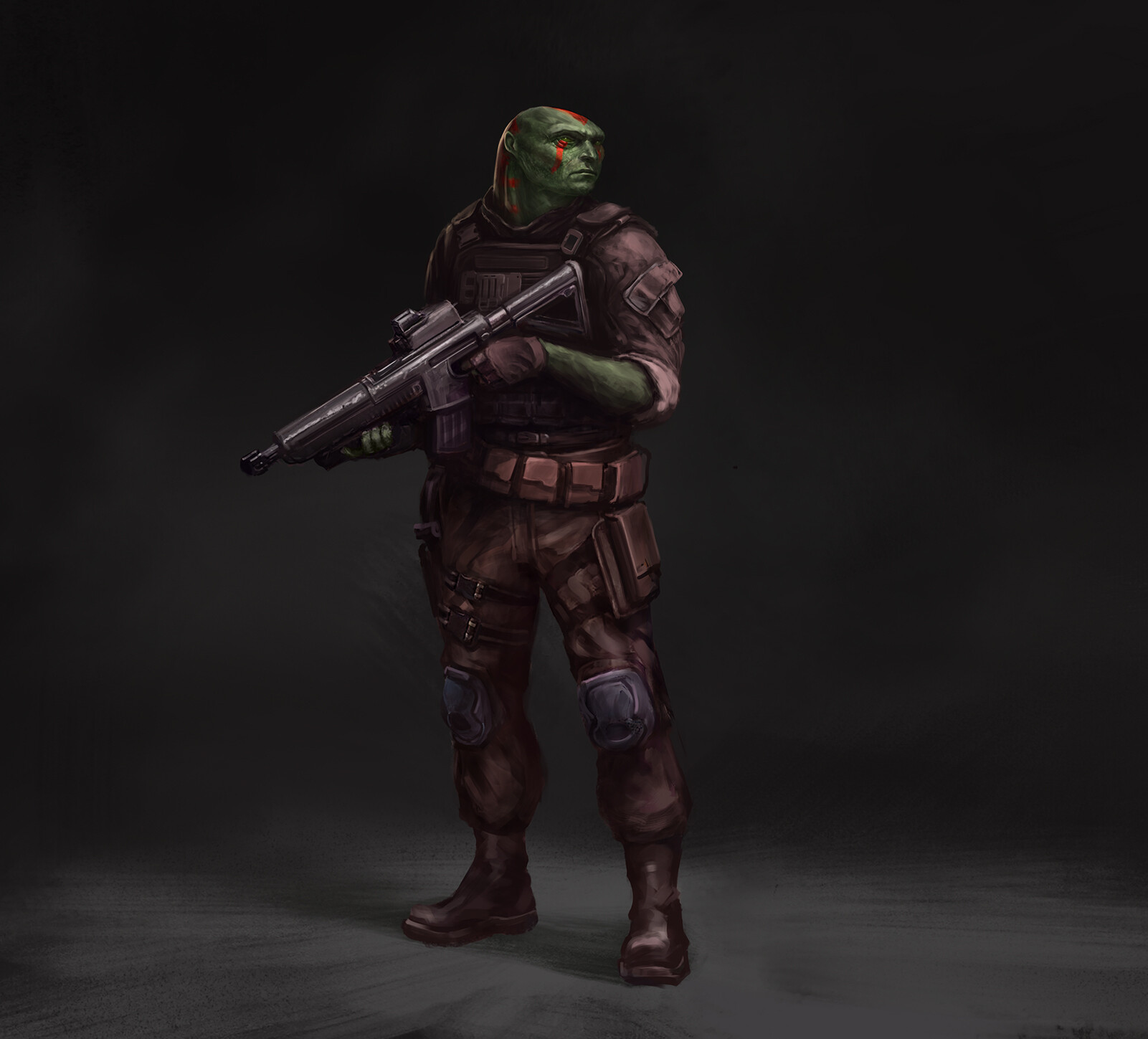 ArtStation - Mutant Soldier, Concept art