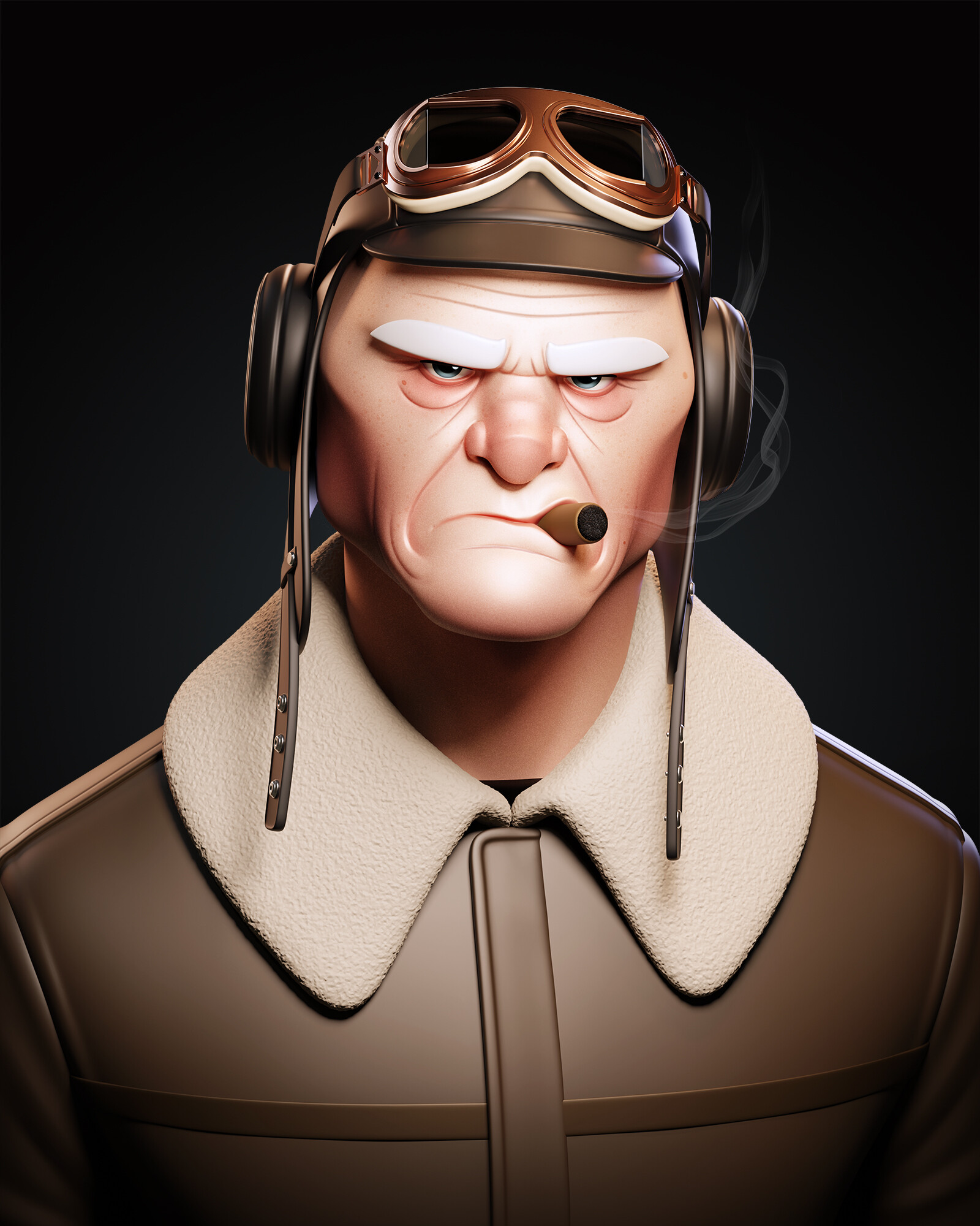 ArtStation - Old School Pilot