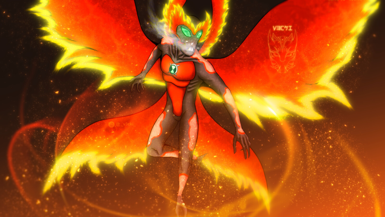 Victor Lobato de Sá - Ultimate Big Chill Ben 10 Fan Art!