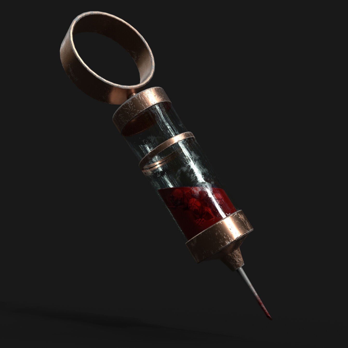 ArtStation - Bloody Syringe : anti-madness compound remedy