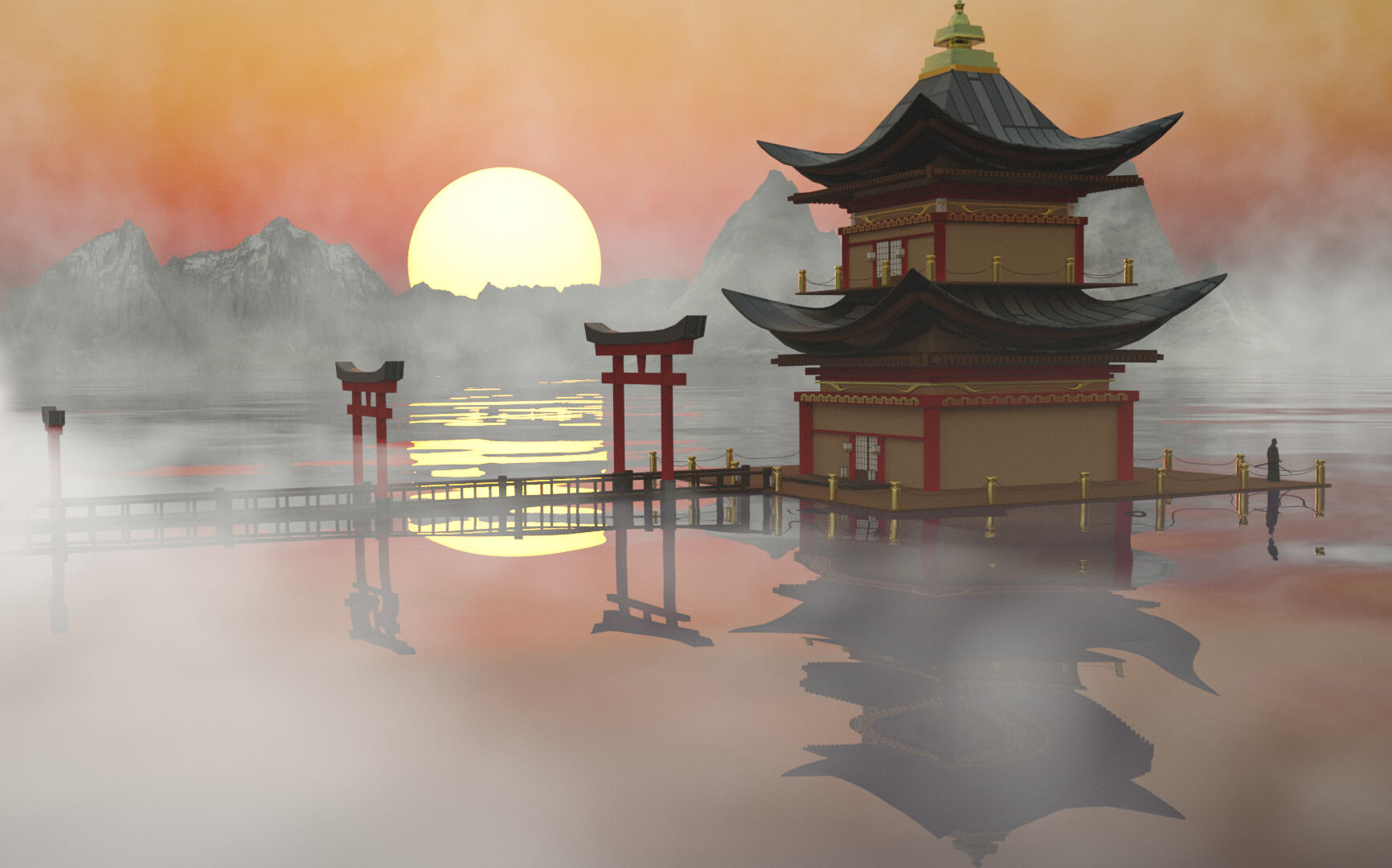 ArtStation - Ode to the Land Of The Rising Sun