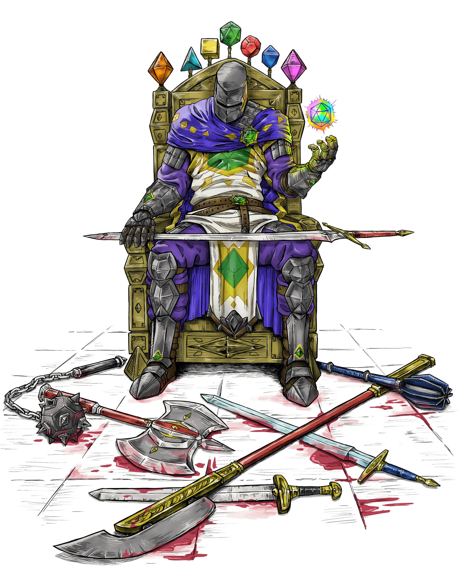 ArtStation - Heptok Dice Knight