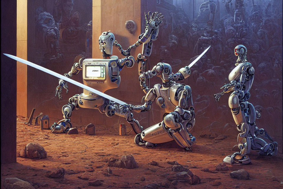 ArtStation - A robot kills an artist