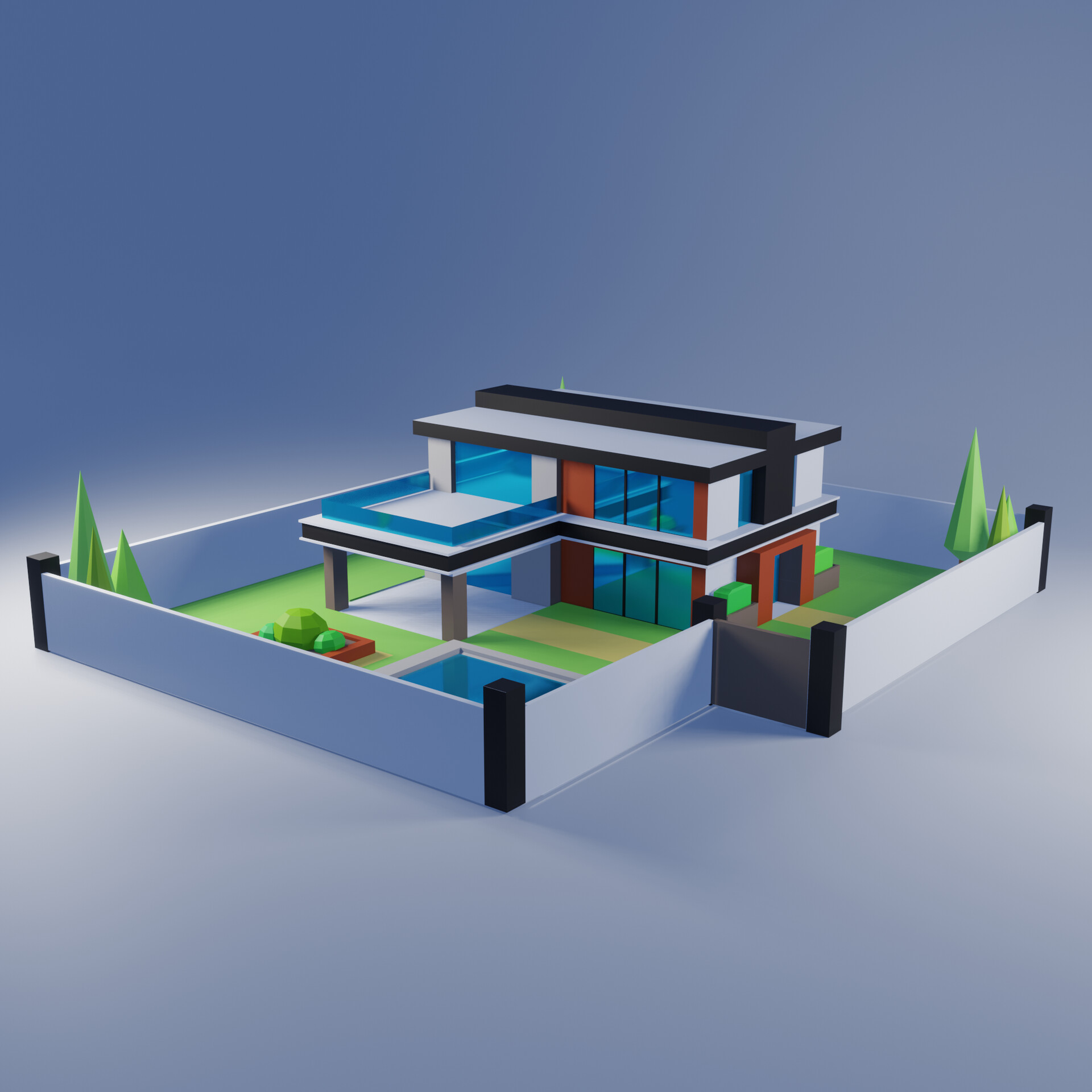 Sigrid Amazona - House 3D Model