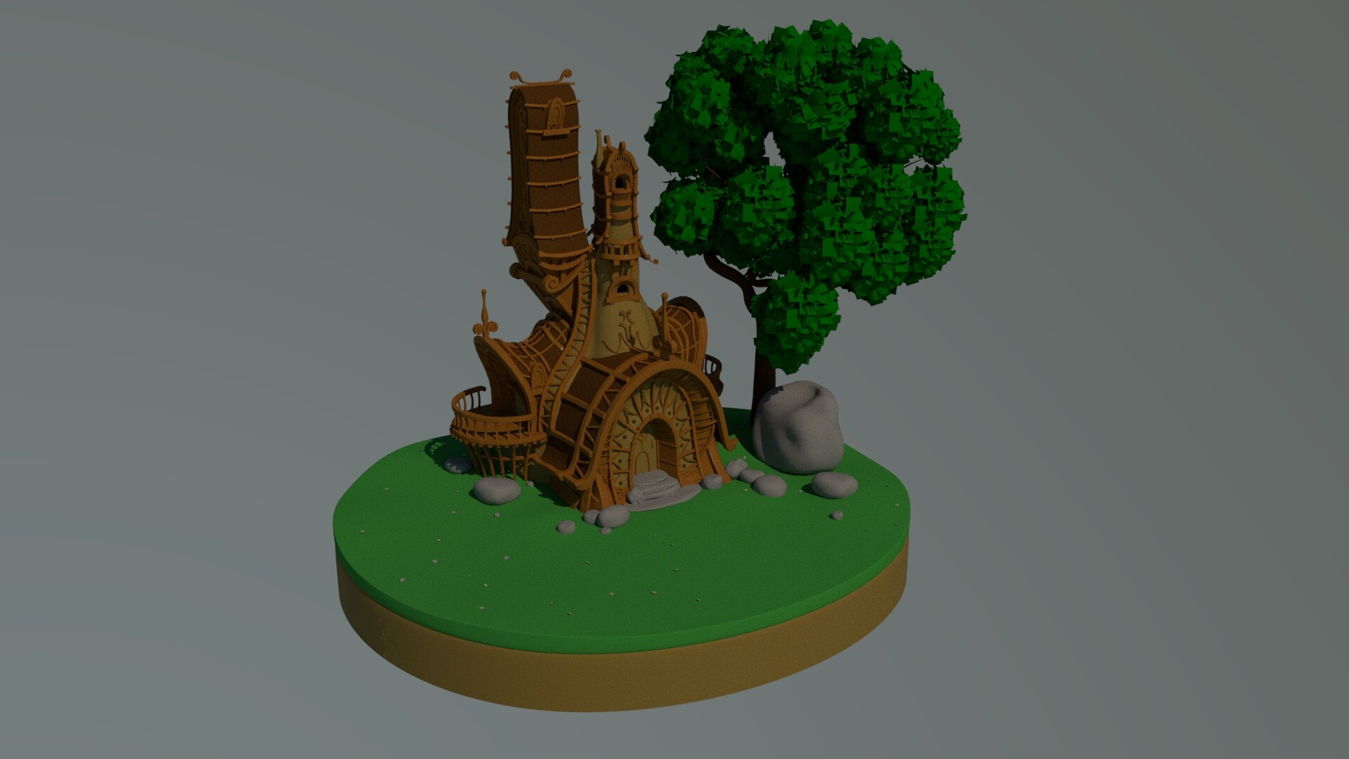 ArtStation - Cartoon House