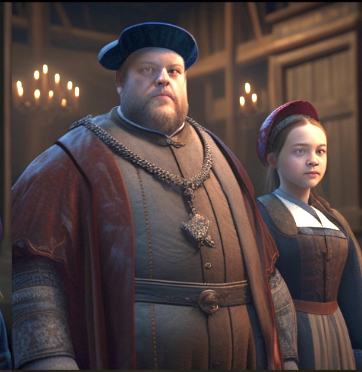 ArtStation - Henry VIII with his second daughter, Lady Elizabeth (1545)
