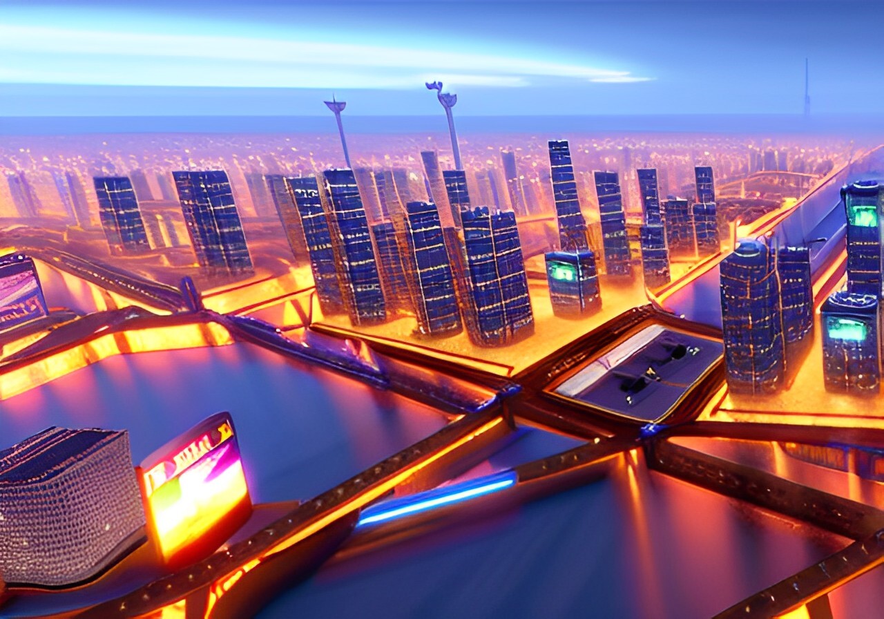 ArtStation - Sci-fi city Paris from future (Hyperrealism, game engine)