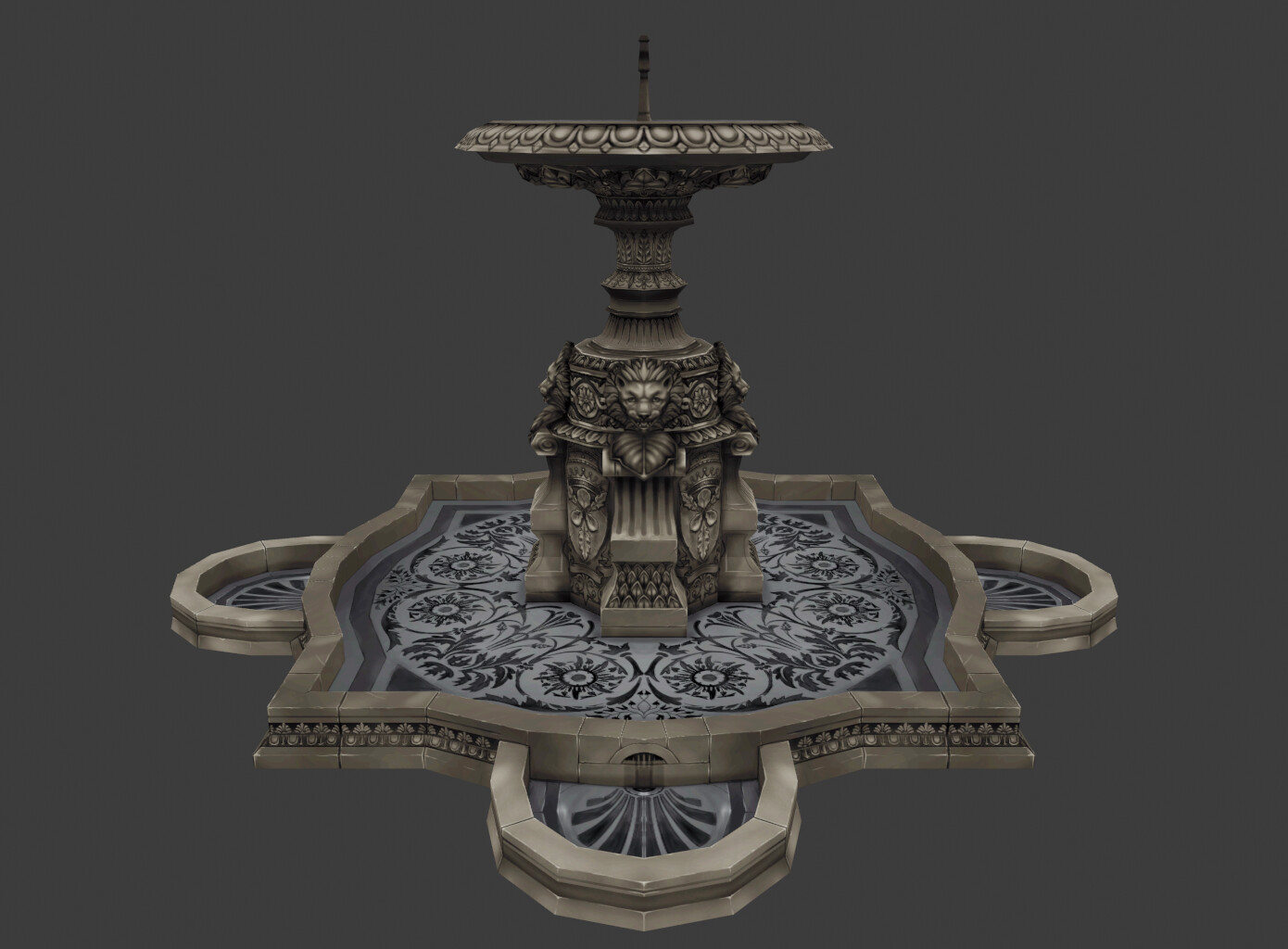 Max Deacon VR - Hand-painted Fountain