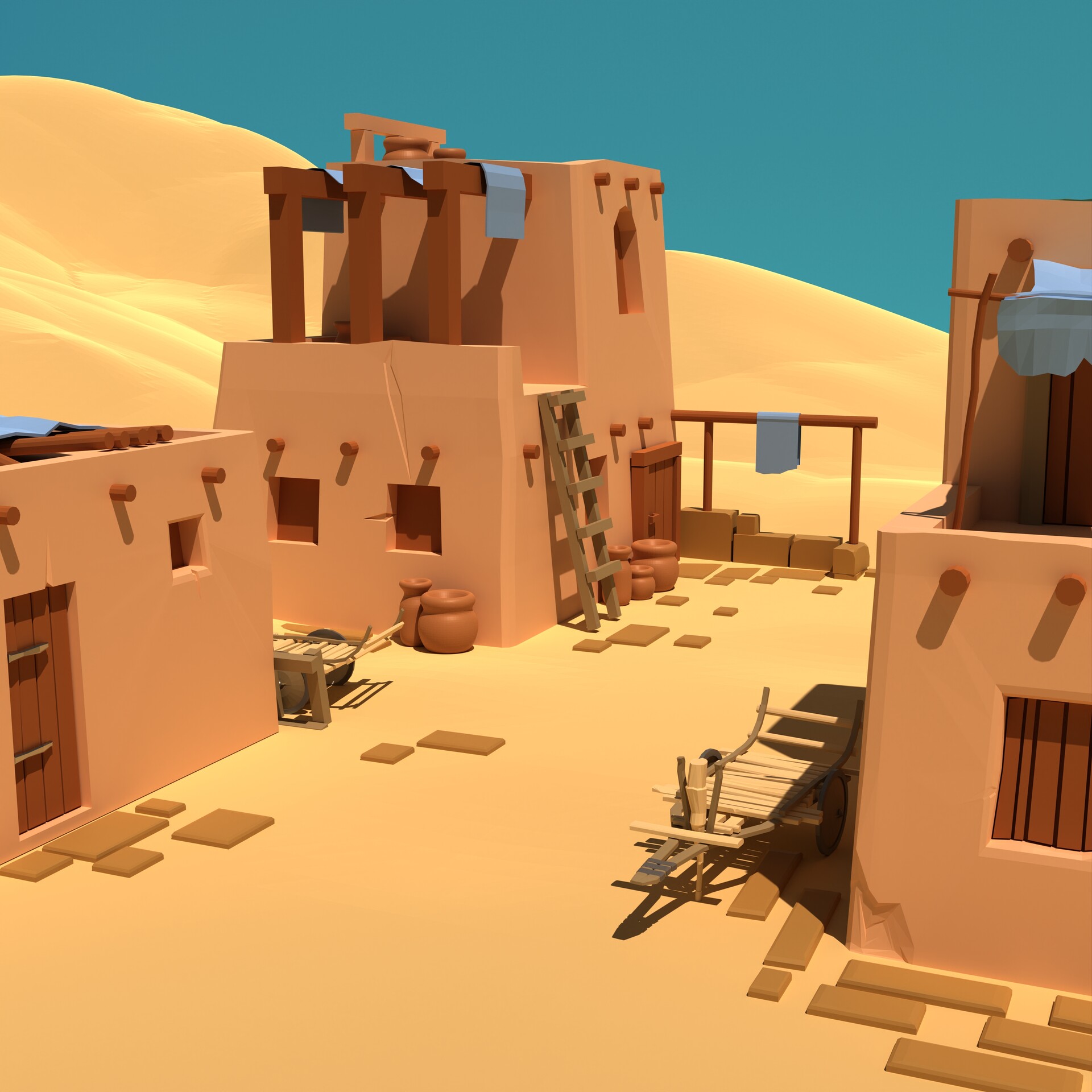 ArtStation - Desert House