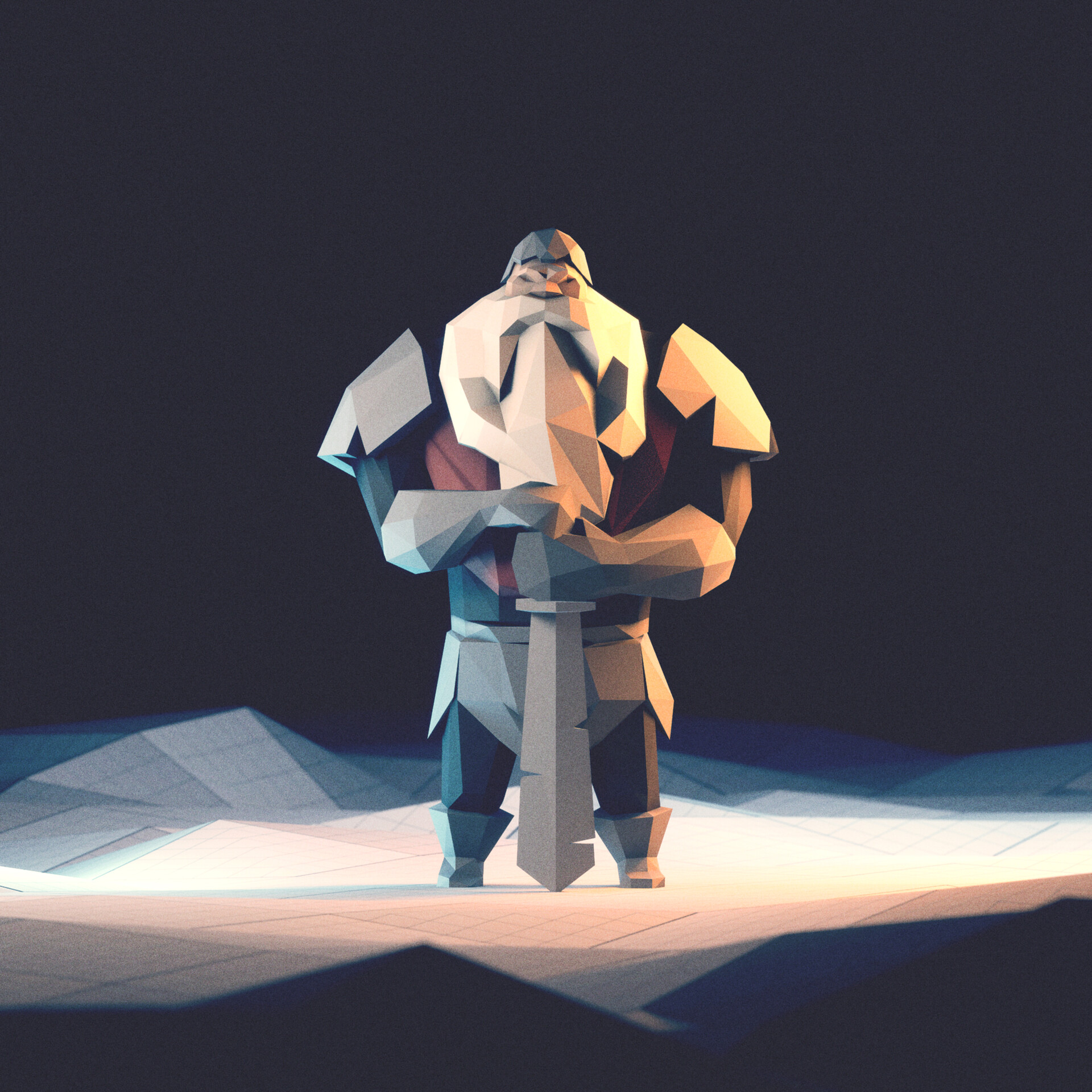 ArtStation - Low-Poly Knight | UE5