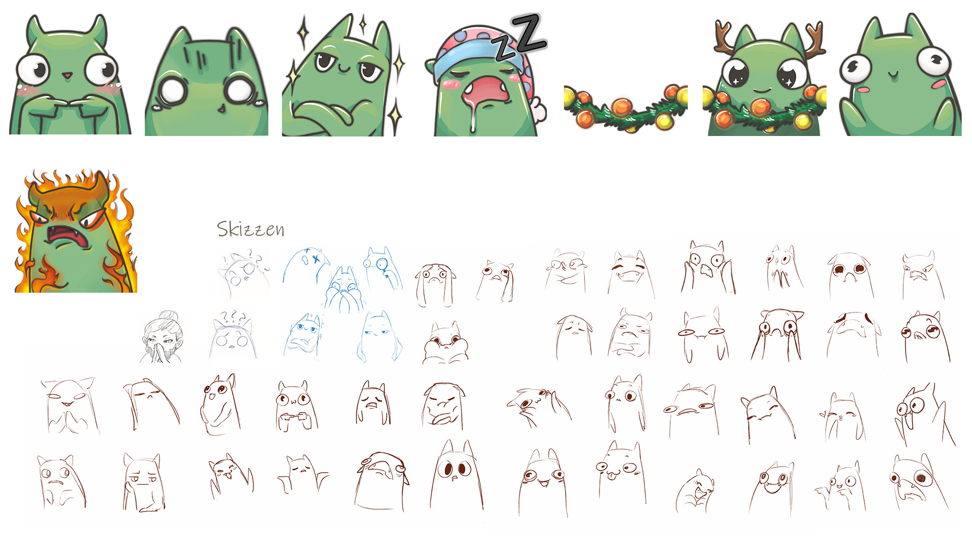 Ungespielt Logo ArtStation Twitch Emotes For "Ungespielt"