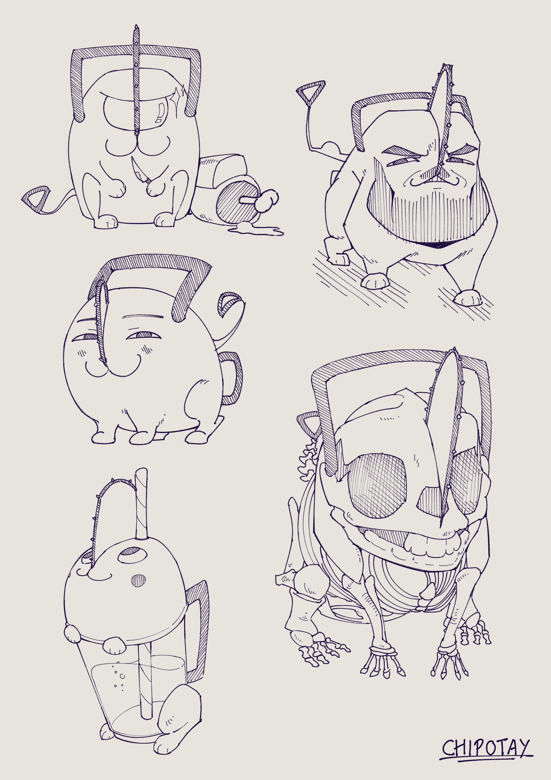 ArtStation - Pochita Doodles