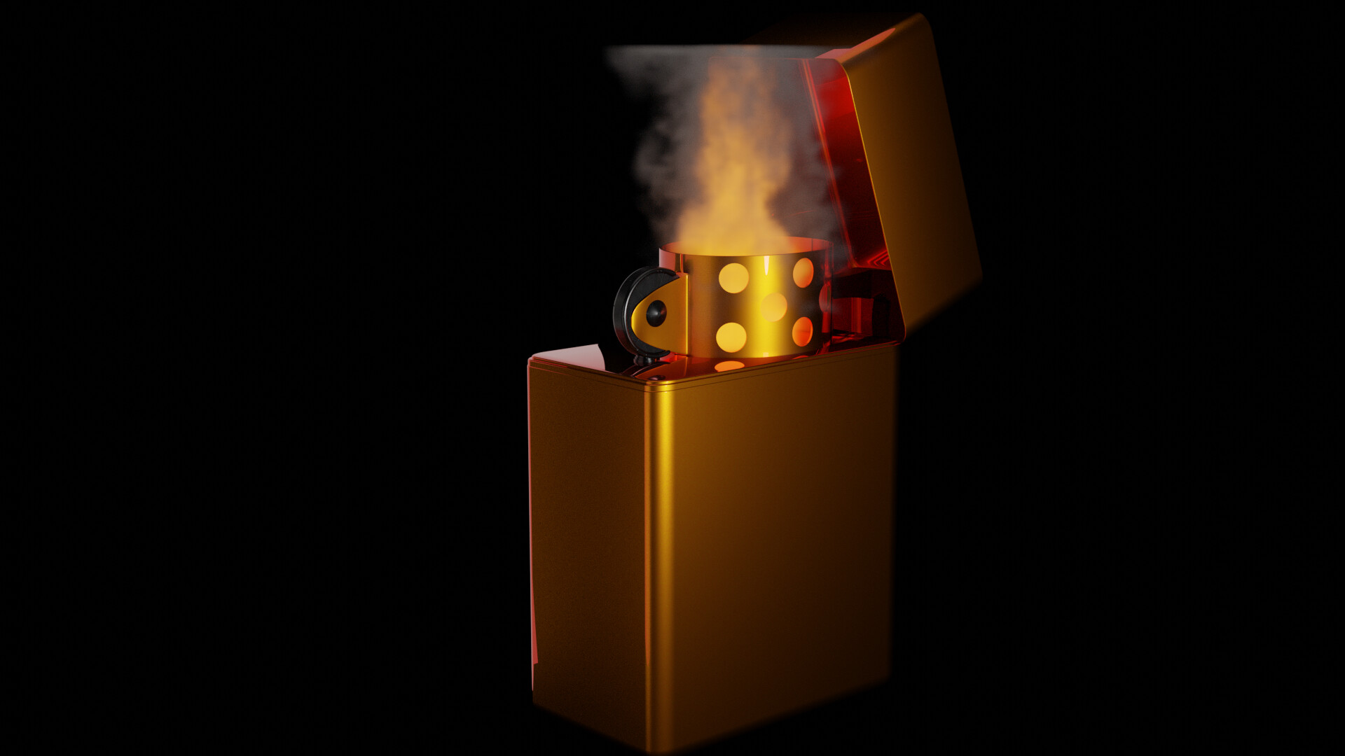 ArtStation - 3D Lighter Modeling in blender