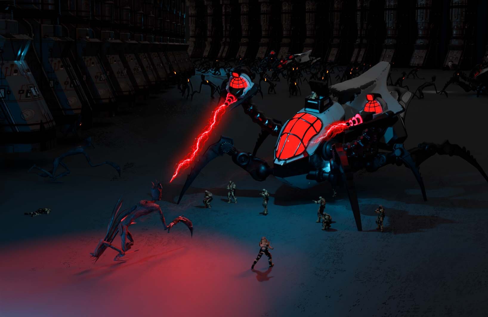 ArtStation - attack spider ship