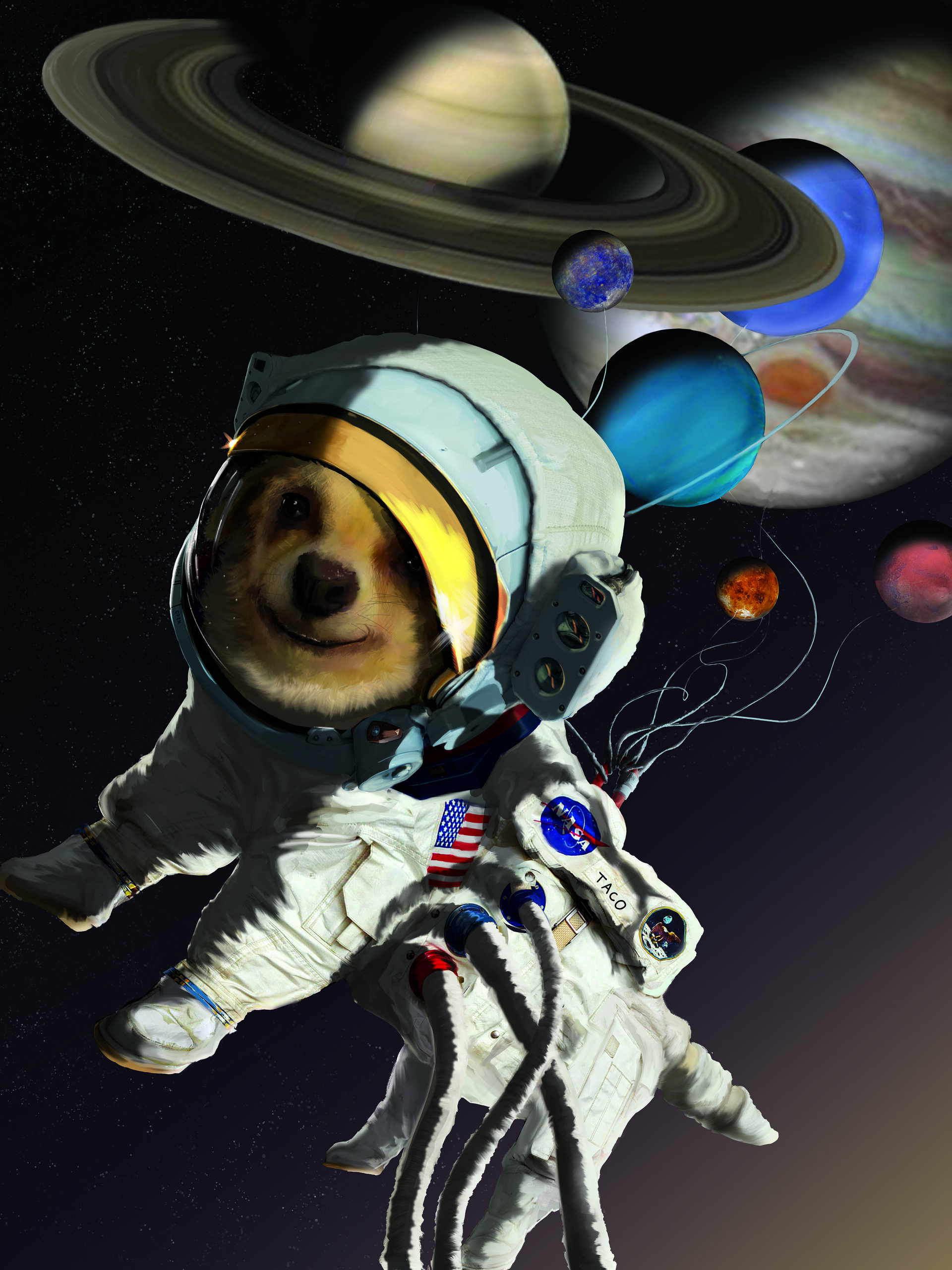 ArtStation - Taco, Planetary Plundering Pooch