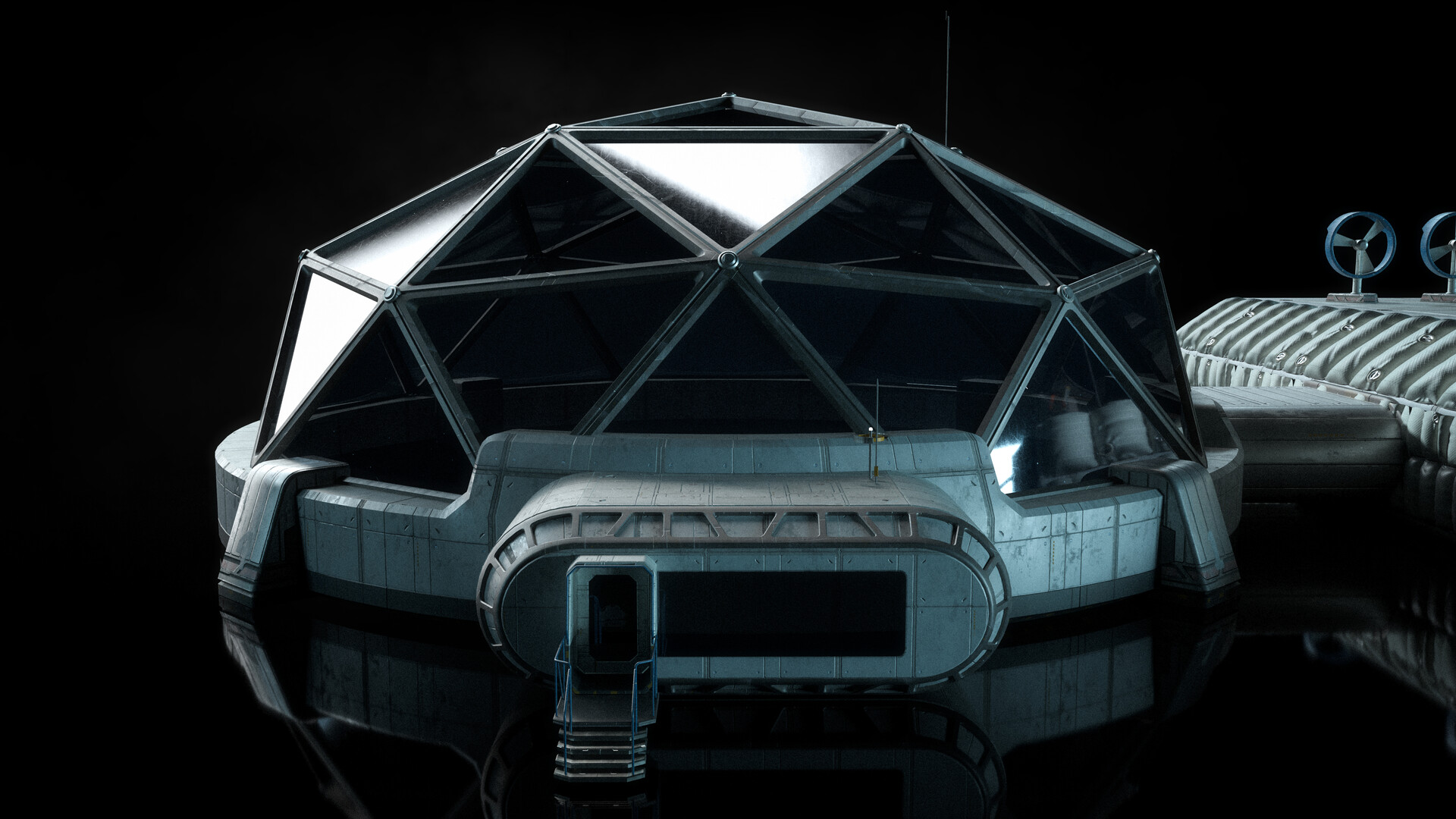 Luis Tornel - KitBash3D Lunar Base Product Shots