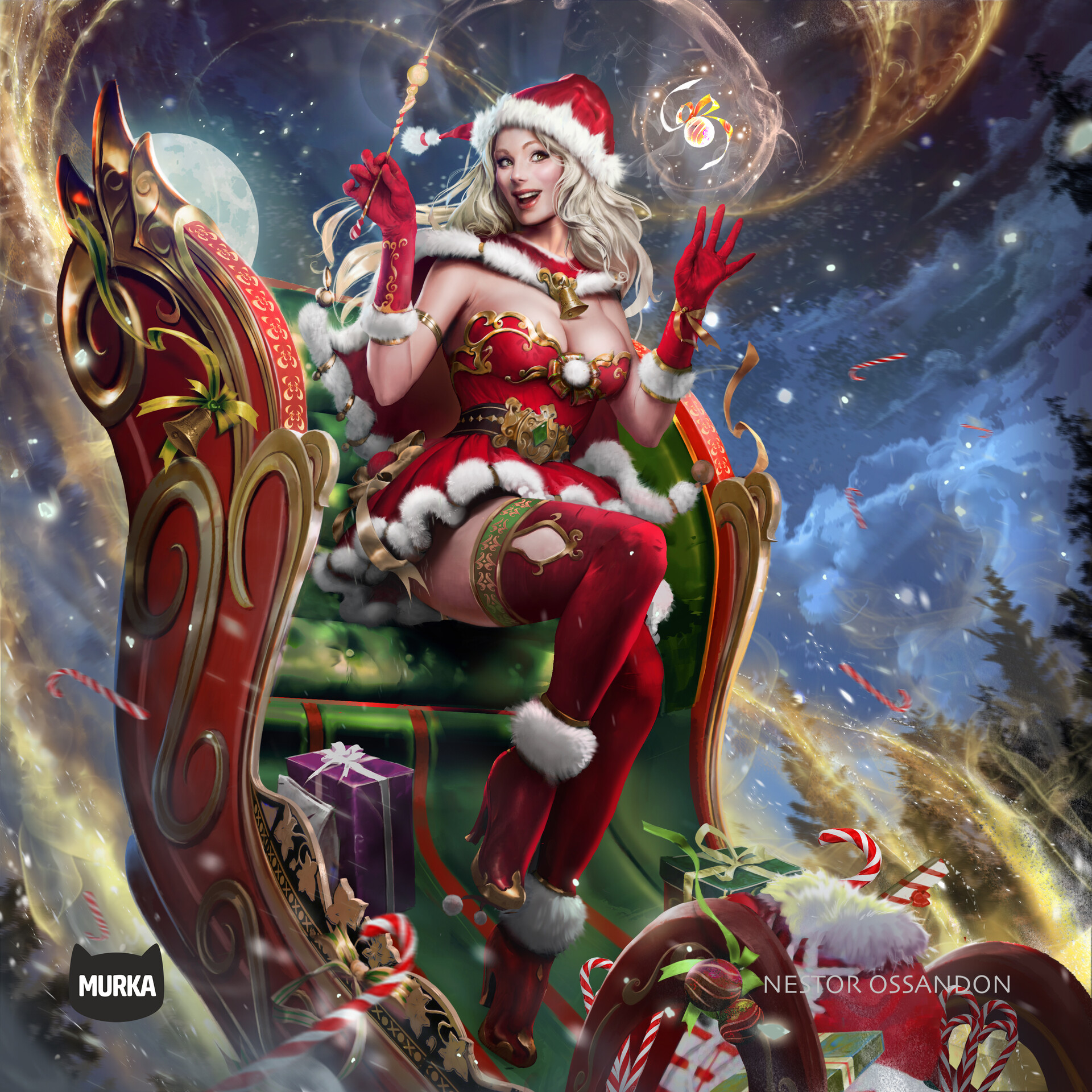 ArtStation - Santa Girl