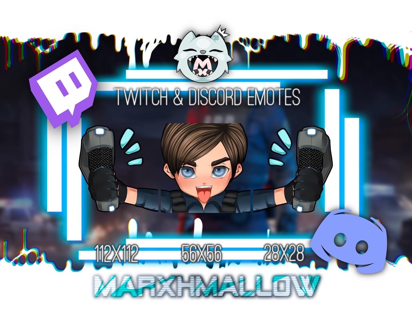 ArtStation - Leon S. Kennedy Partial Emote Art Rework