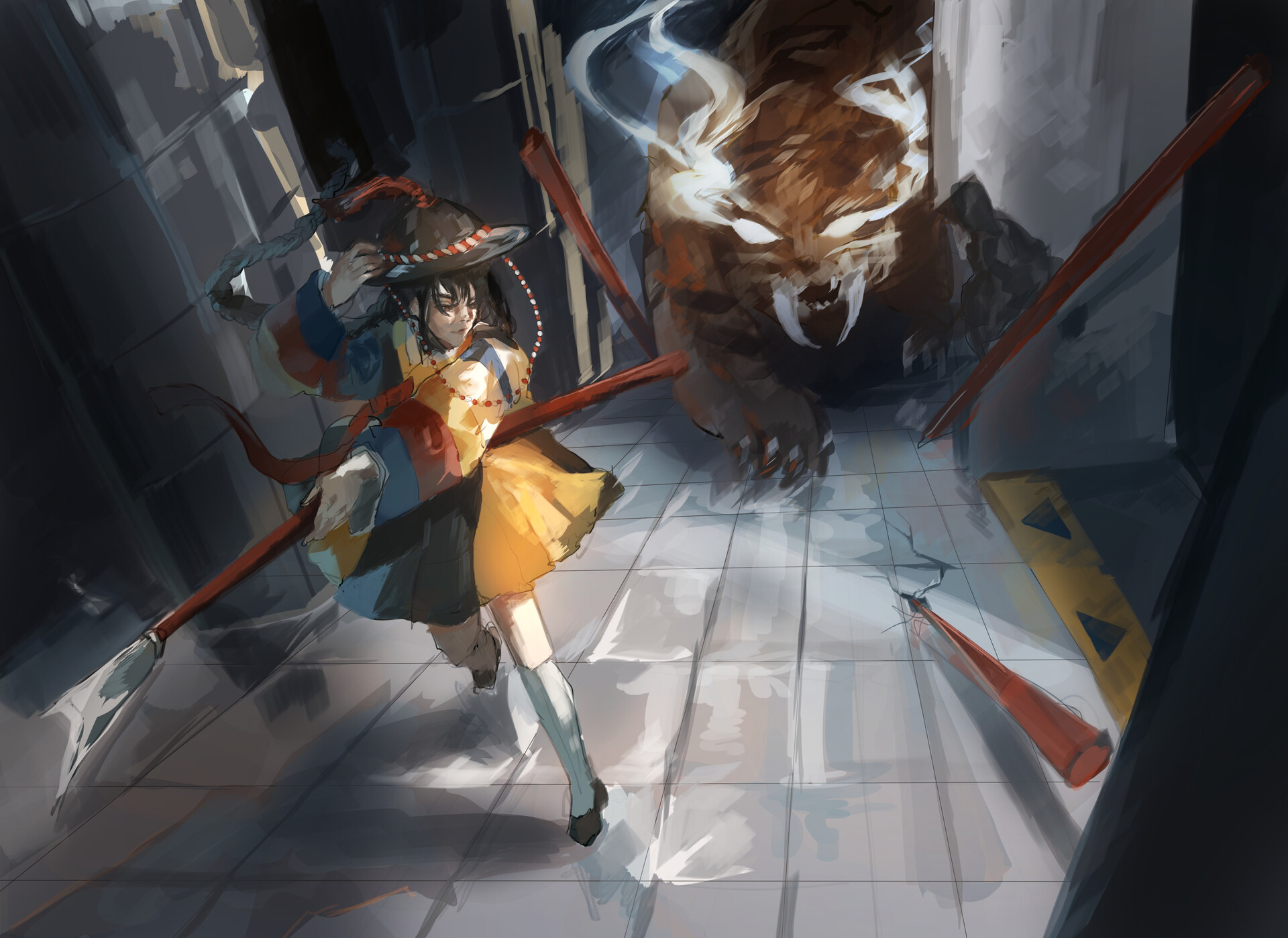 ArtStation - Train Station Chase