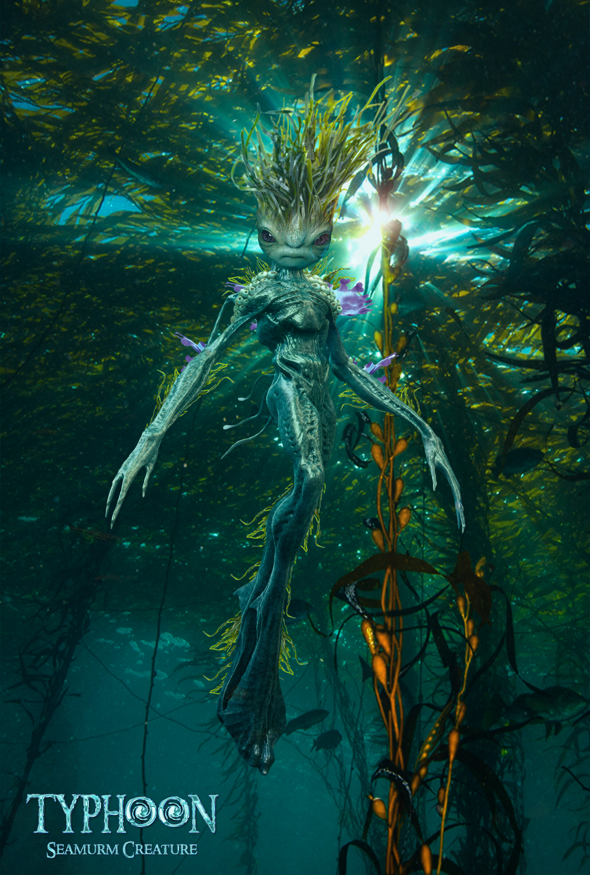 ArtStation - Seamurm Creature (Typhoon)