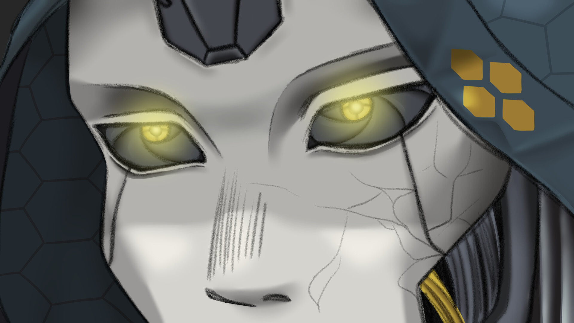 ArtStation - Ash Apex Legends Eyes