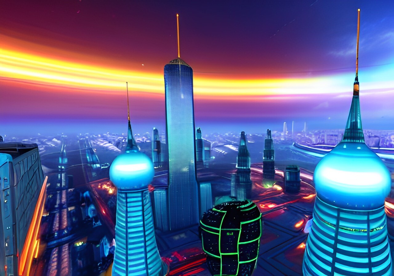 ArtStation - Sci-fi city Moscow in similarity of neo-futurism ...