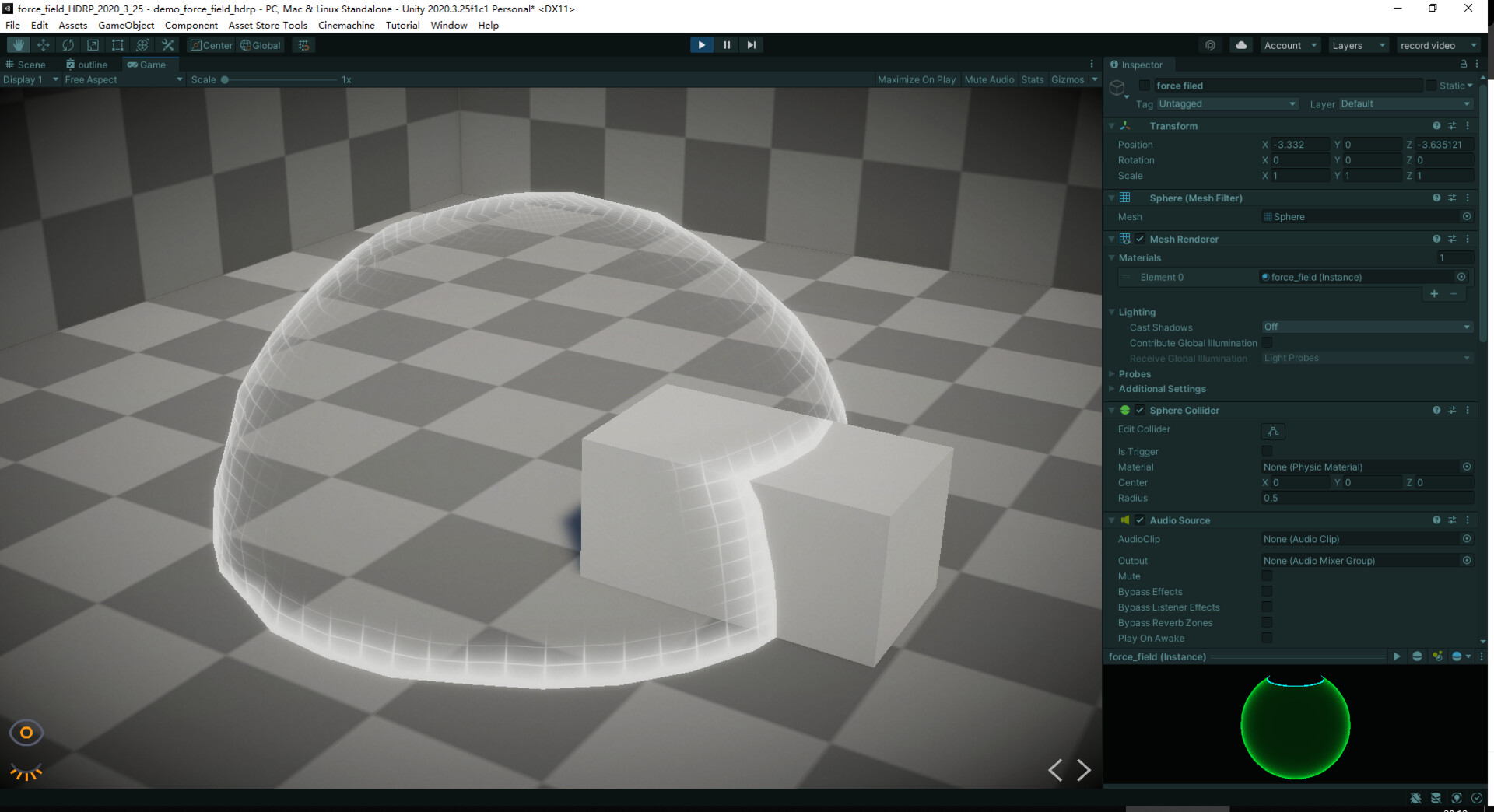 Easy Game Studio - Unity VFX - Force Field - Downloadable