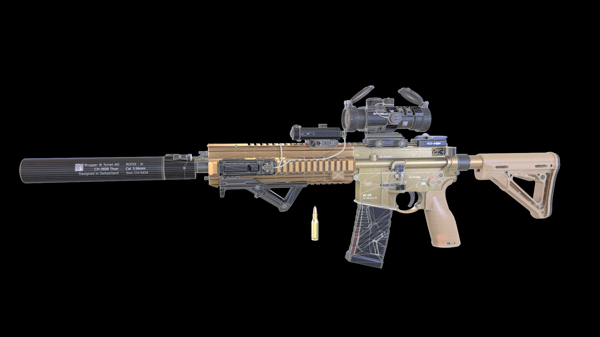 Zhmudenko Yevhen - HK416 (Custom)