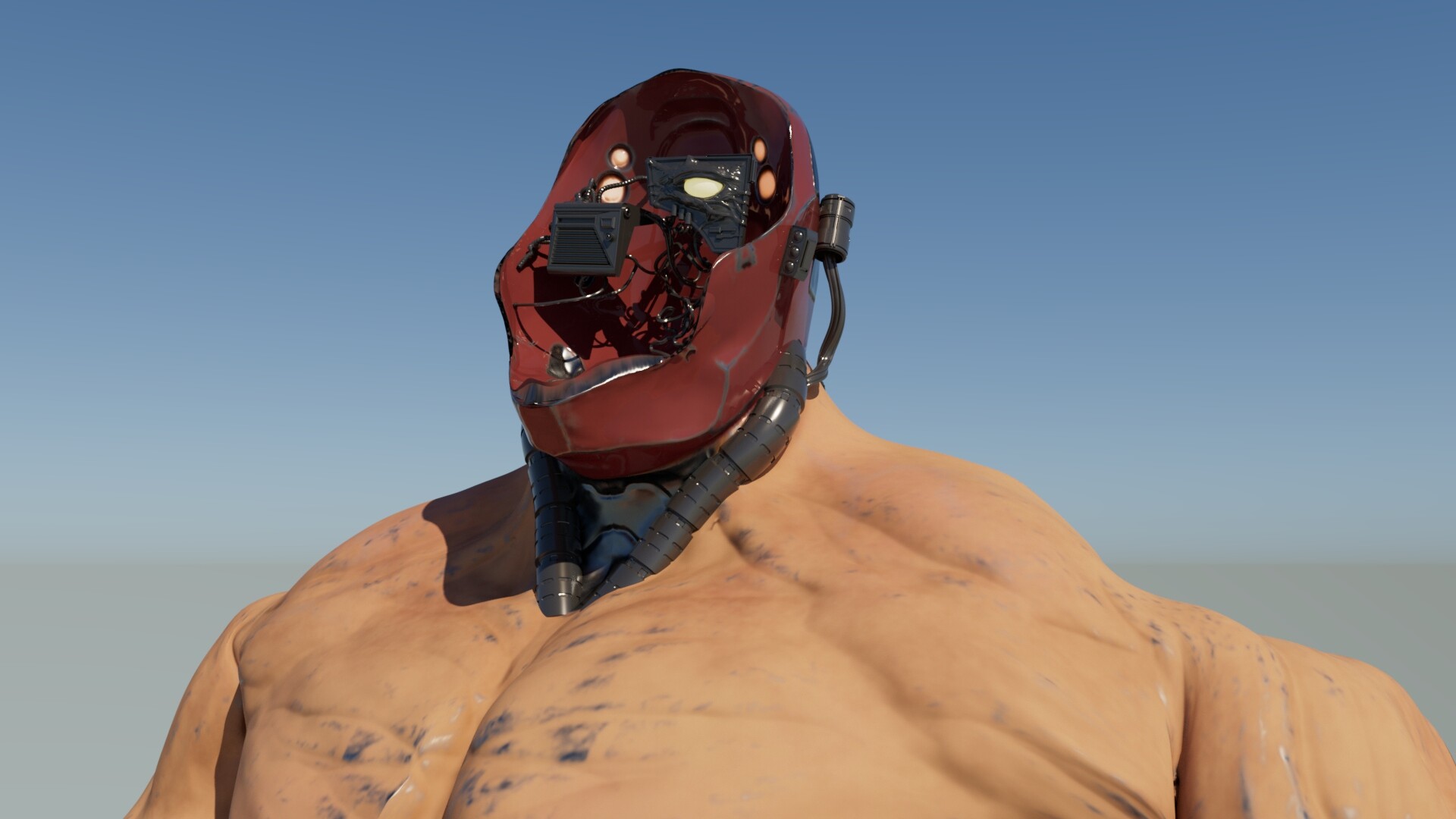 ArtStation - Cyborg Rig Test and Render (Maya + ZBrush + Substance Painter)