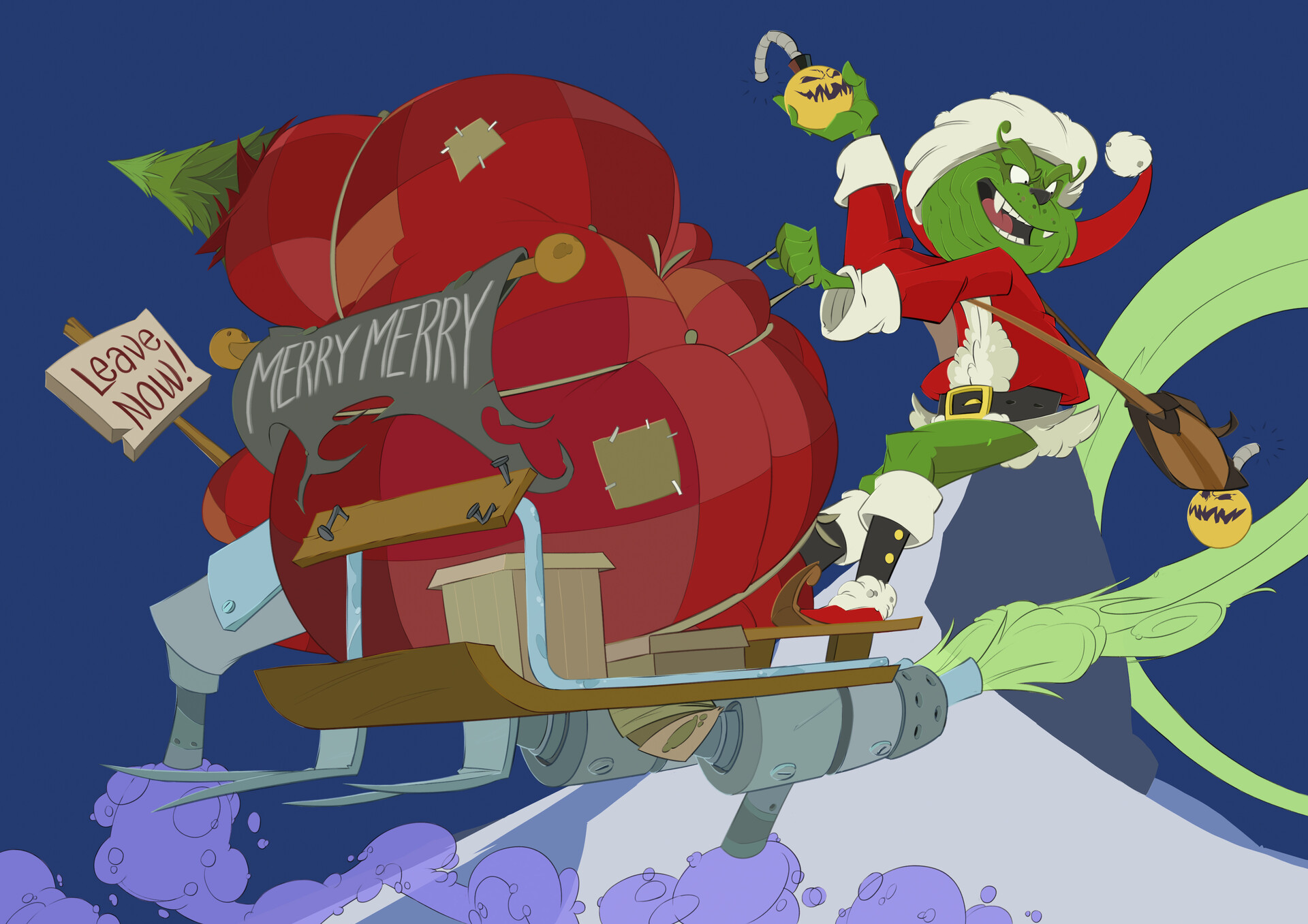 Mr. Grinch AKA «The Greench Goblin» wish u a Merry Merry!! by Ciro ...