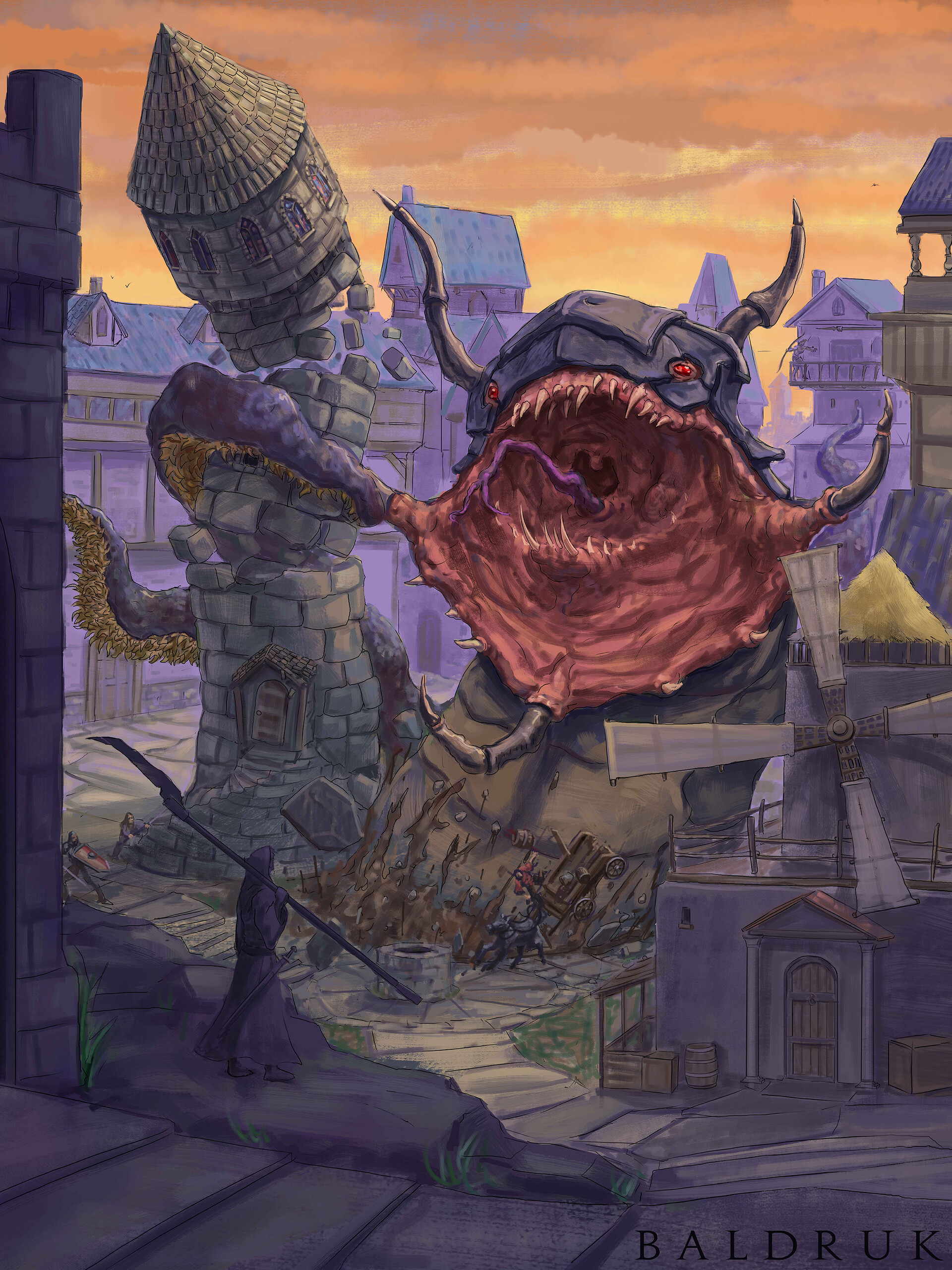 ArtStation - Trouble in town