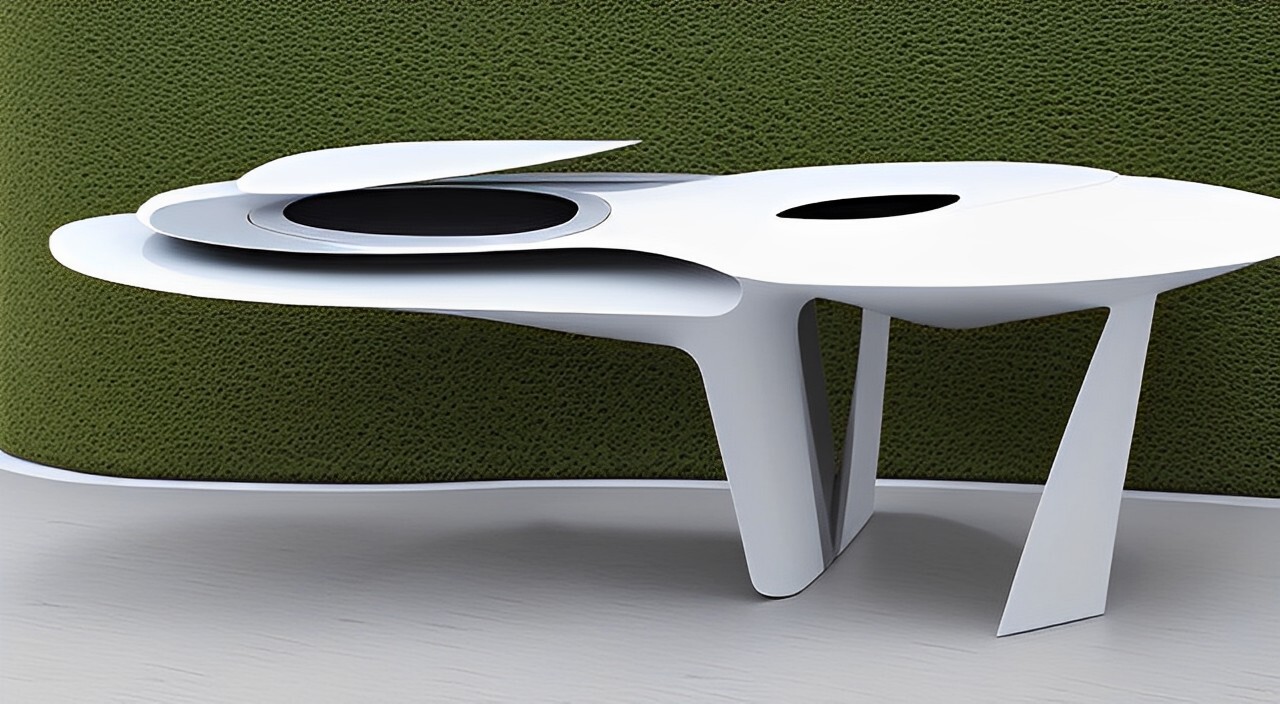 ArtStation - Futuristic table in fictional style