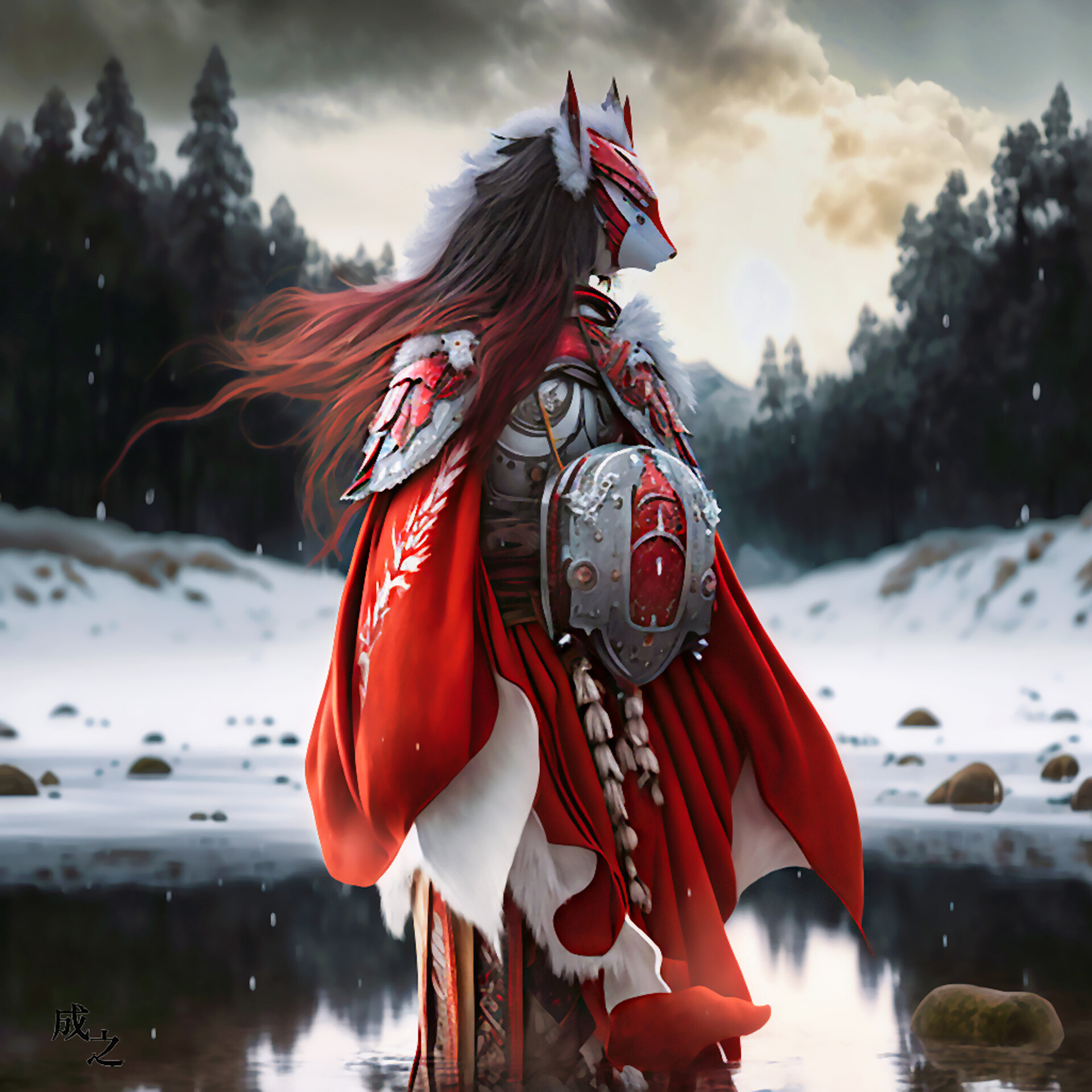 ArtStation - YAEGAKI-HIME (FROM JAPANESE HISTORICAL DRAMA"HONCHO ...
