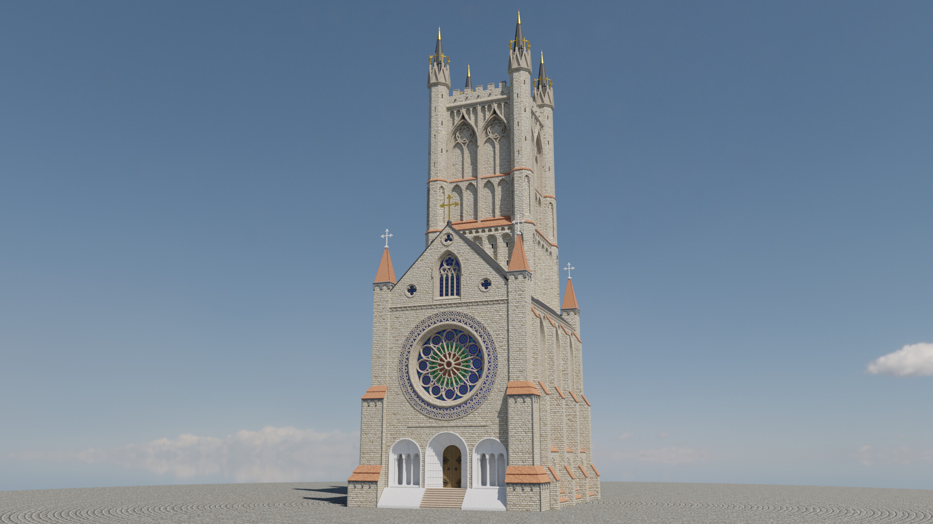 ArtStation - Gothic fantasy church