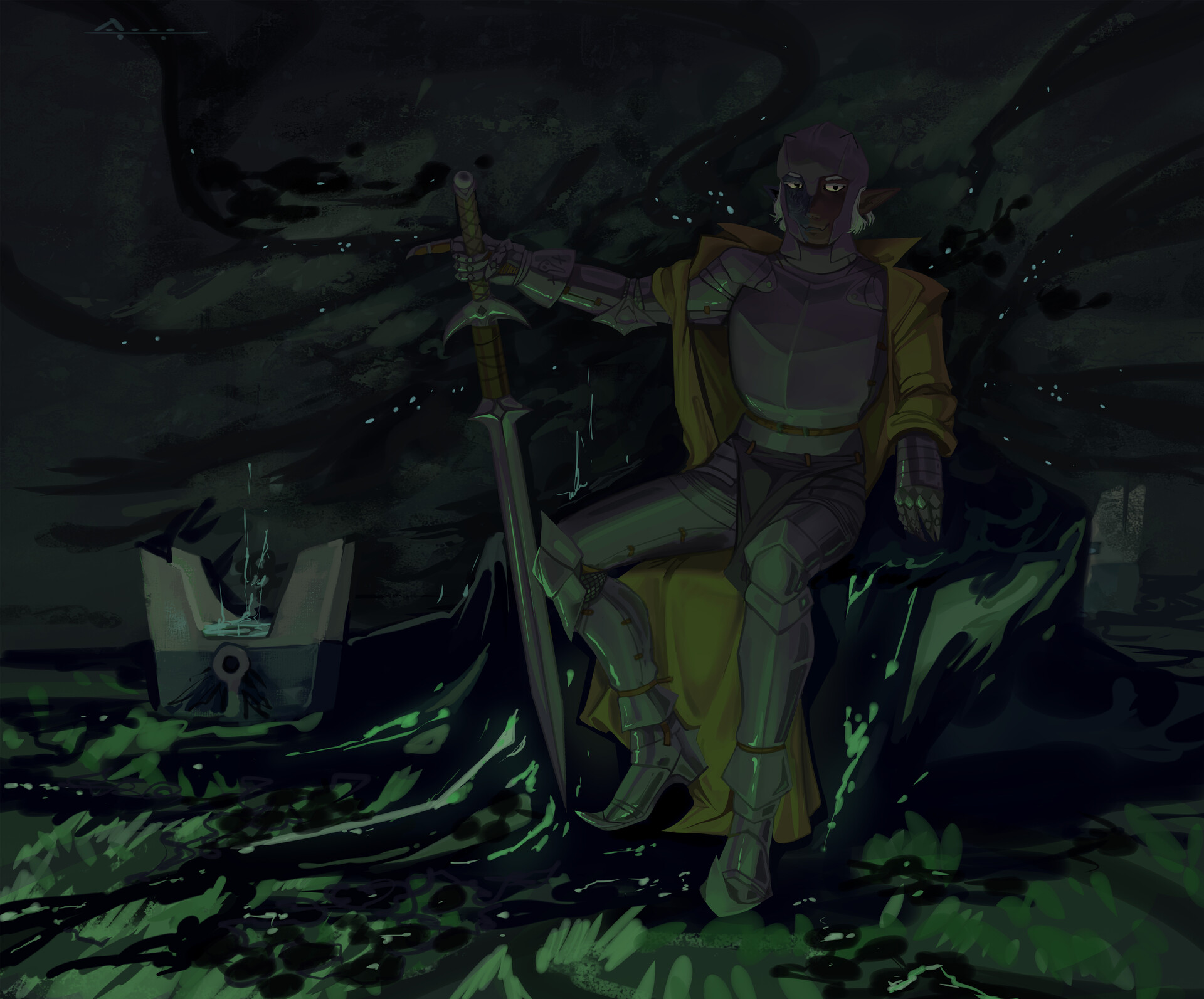 ArtStation - Открытие deep dark / Opening deep dark