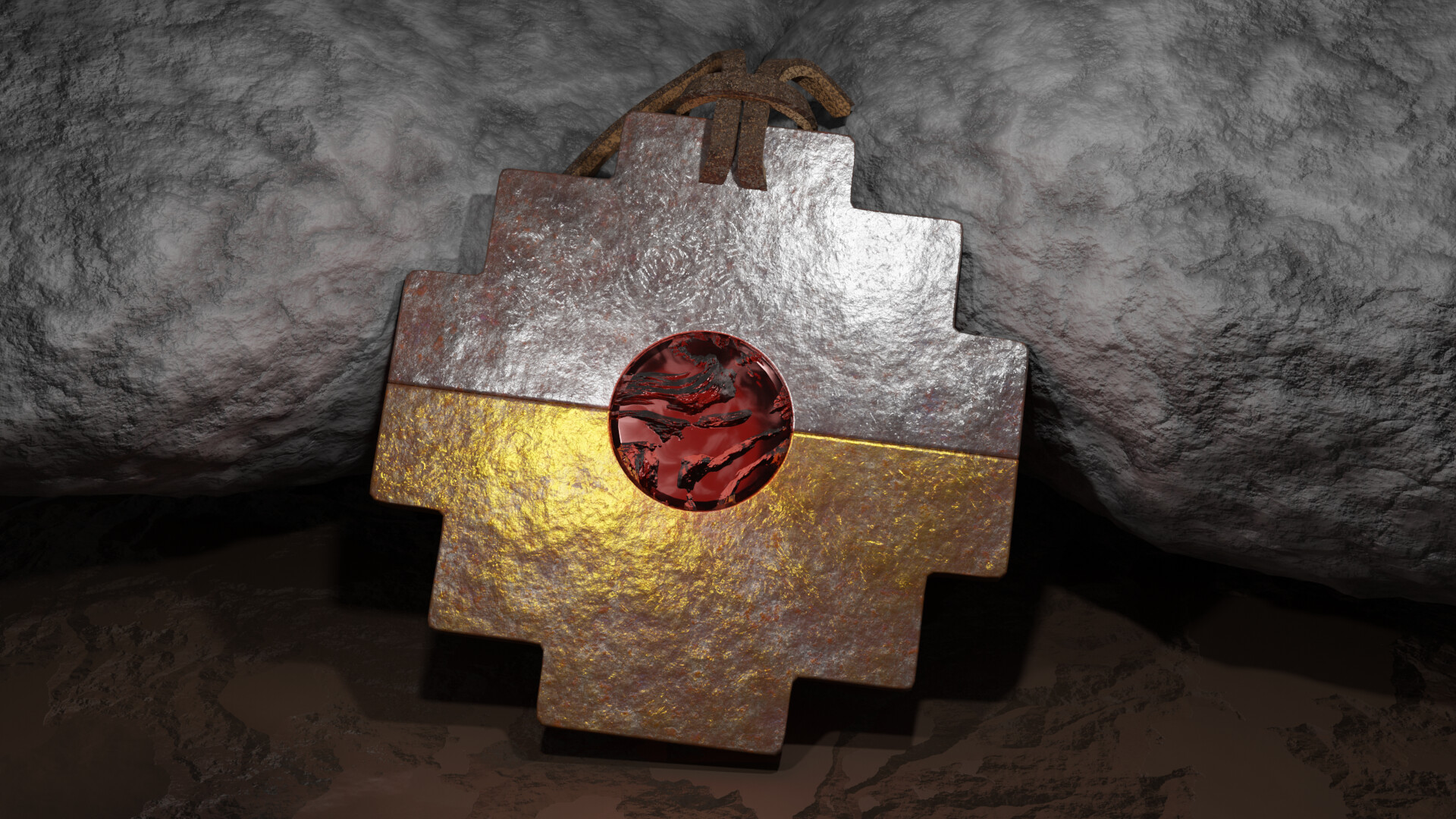 ArtStation - Old Inca Chakana Necklace