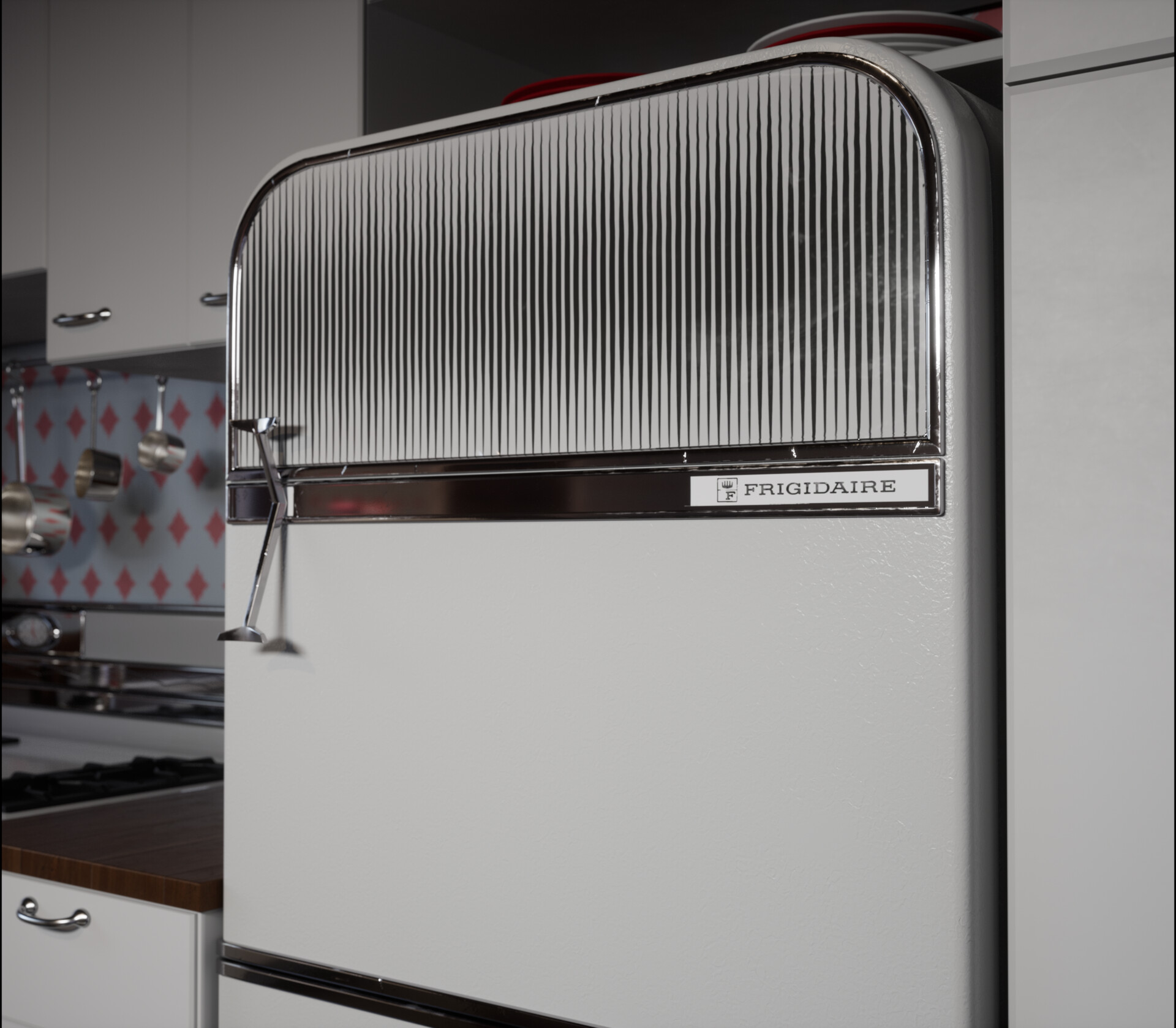 Trevor Farriss - Retro Inspired Kitchen - Unreal Engine 5