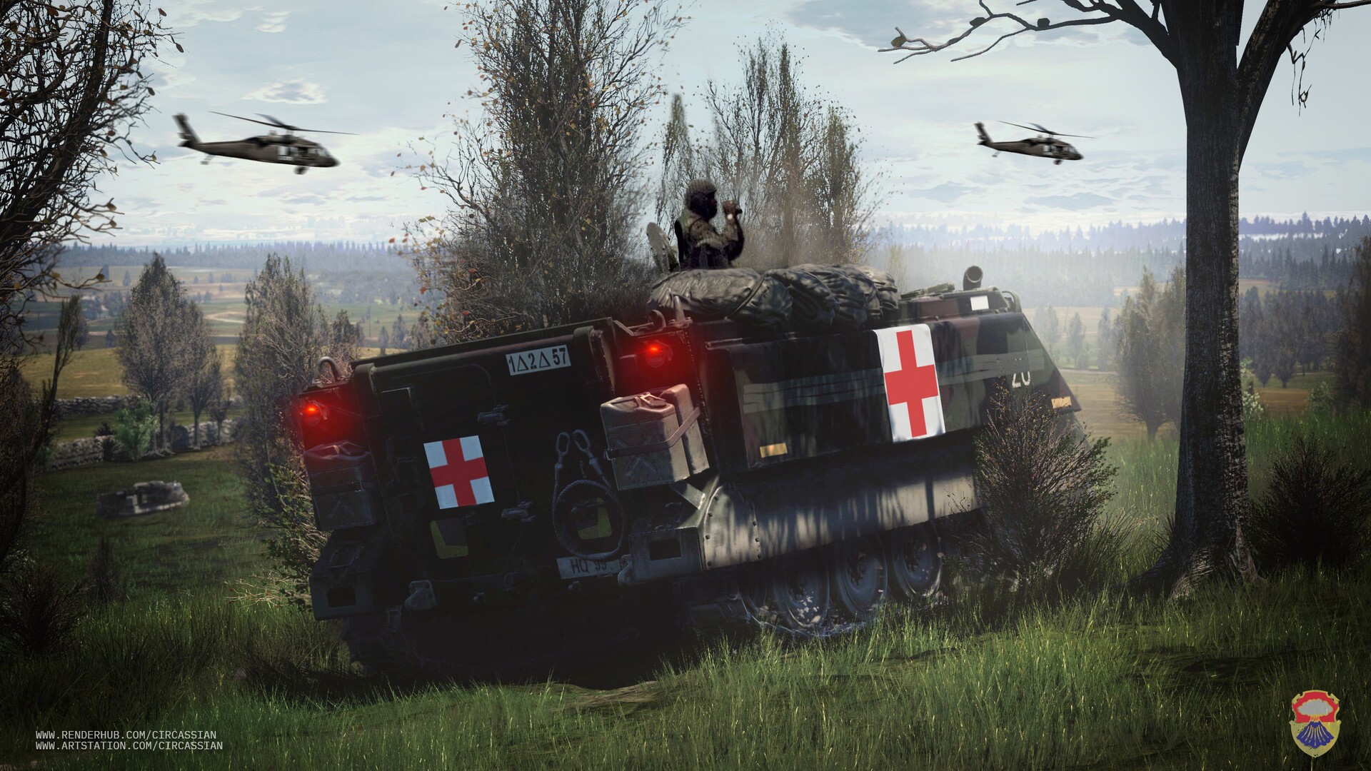 ArtStation - M113A3 Armoured Evacuation Vehicle Germany of the 67th ...